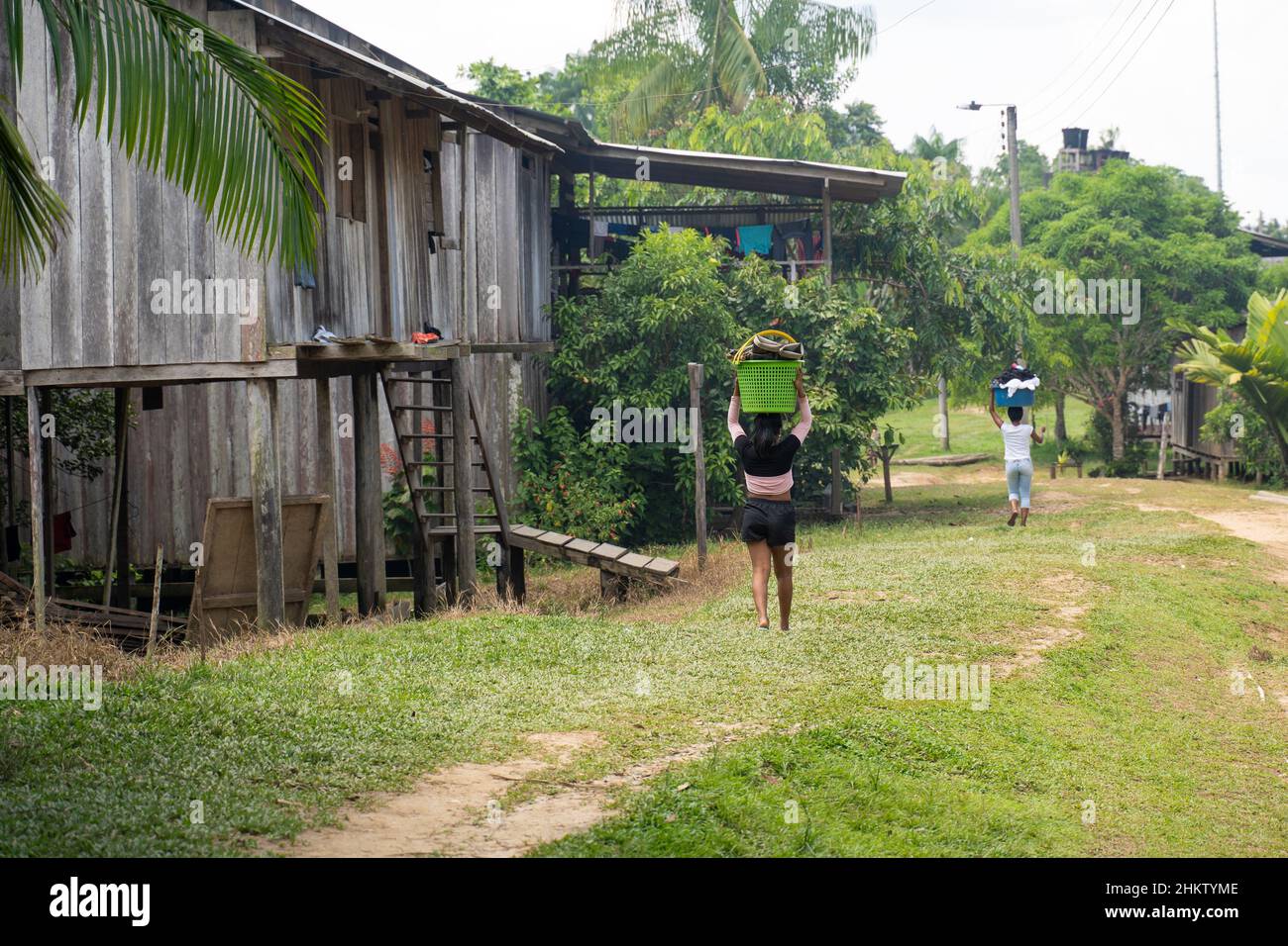 Ticuna village hi-res stock photography and images - Alamy