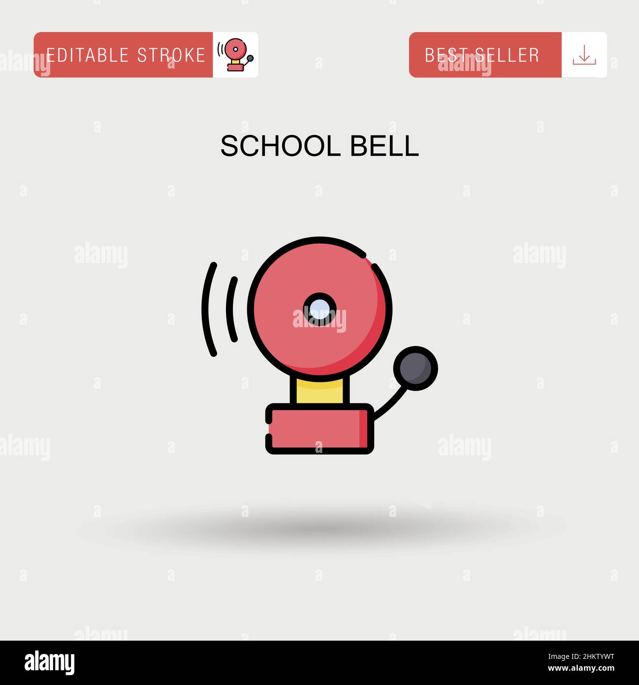 School bell classroom Stock Vector Images - Alamy