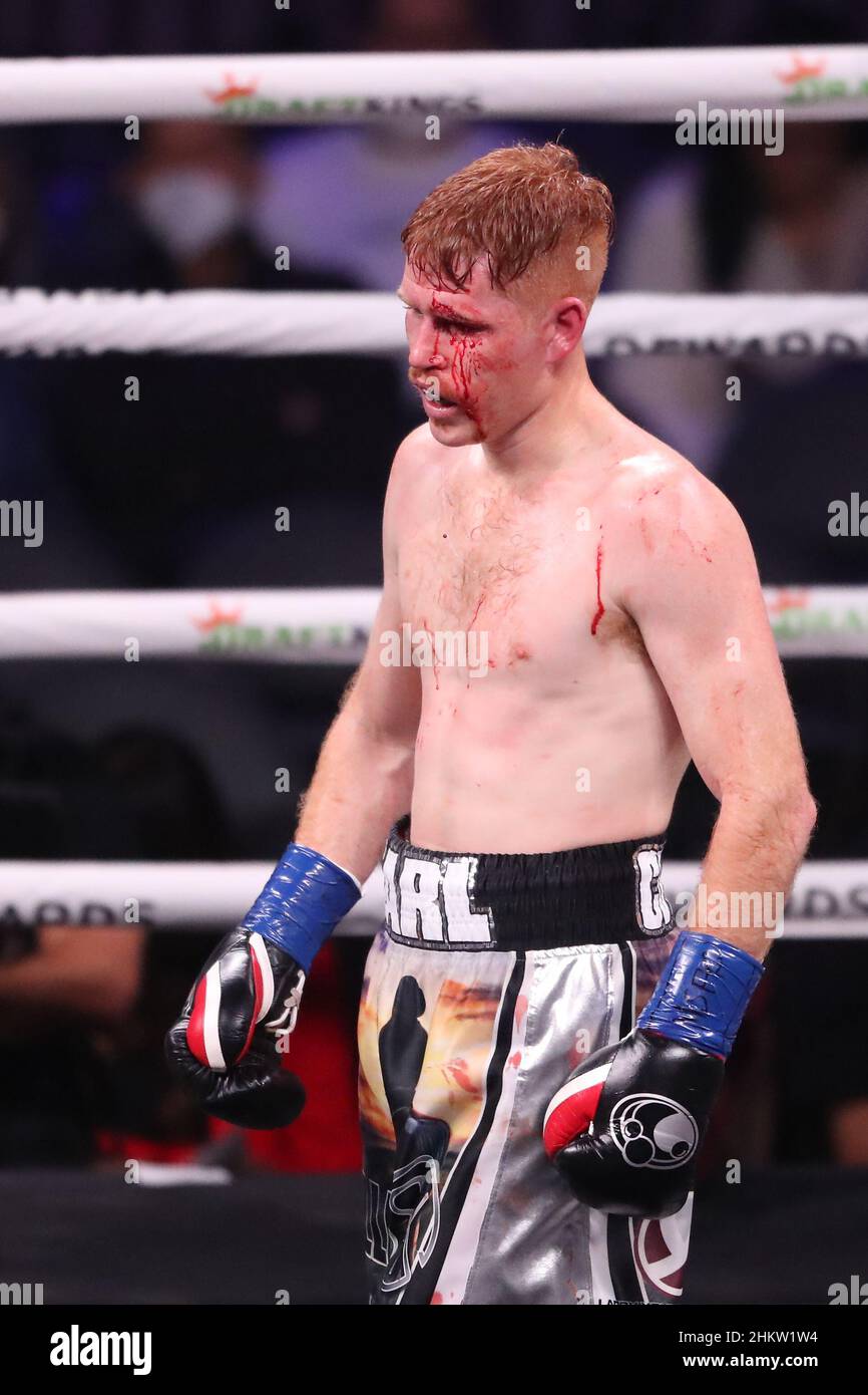 Las Vegas, Nevada, USA. 5th Feb, 2022. LAS VEGAS, NV - FEBRUARY 5: (R-L ...