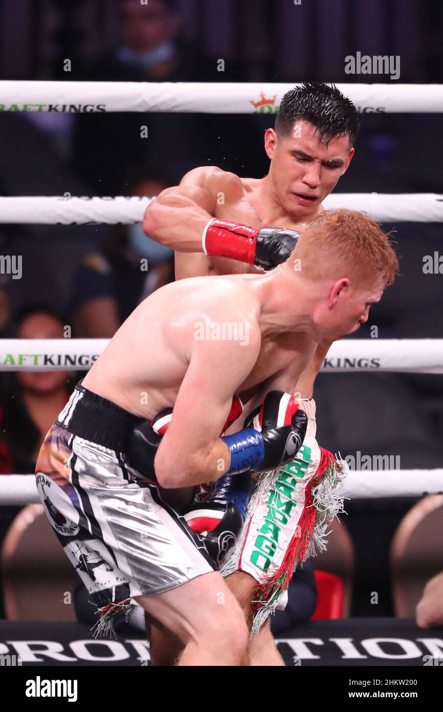 Las Vegas, Nevada, USA. 5th Feb, 2022. LAS VEGAS, NV - FEBRUARY 5: (R-L ...