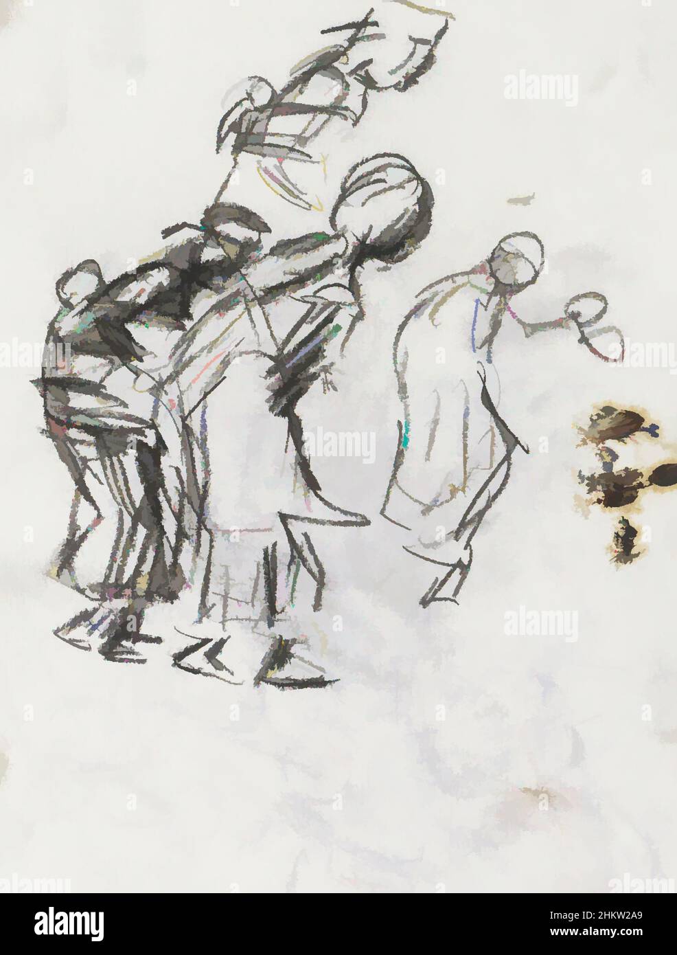 Art inspired by women and children, dancing. Leaning figures, Classic ...