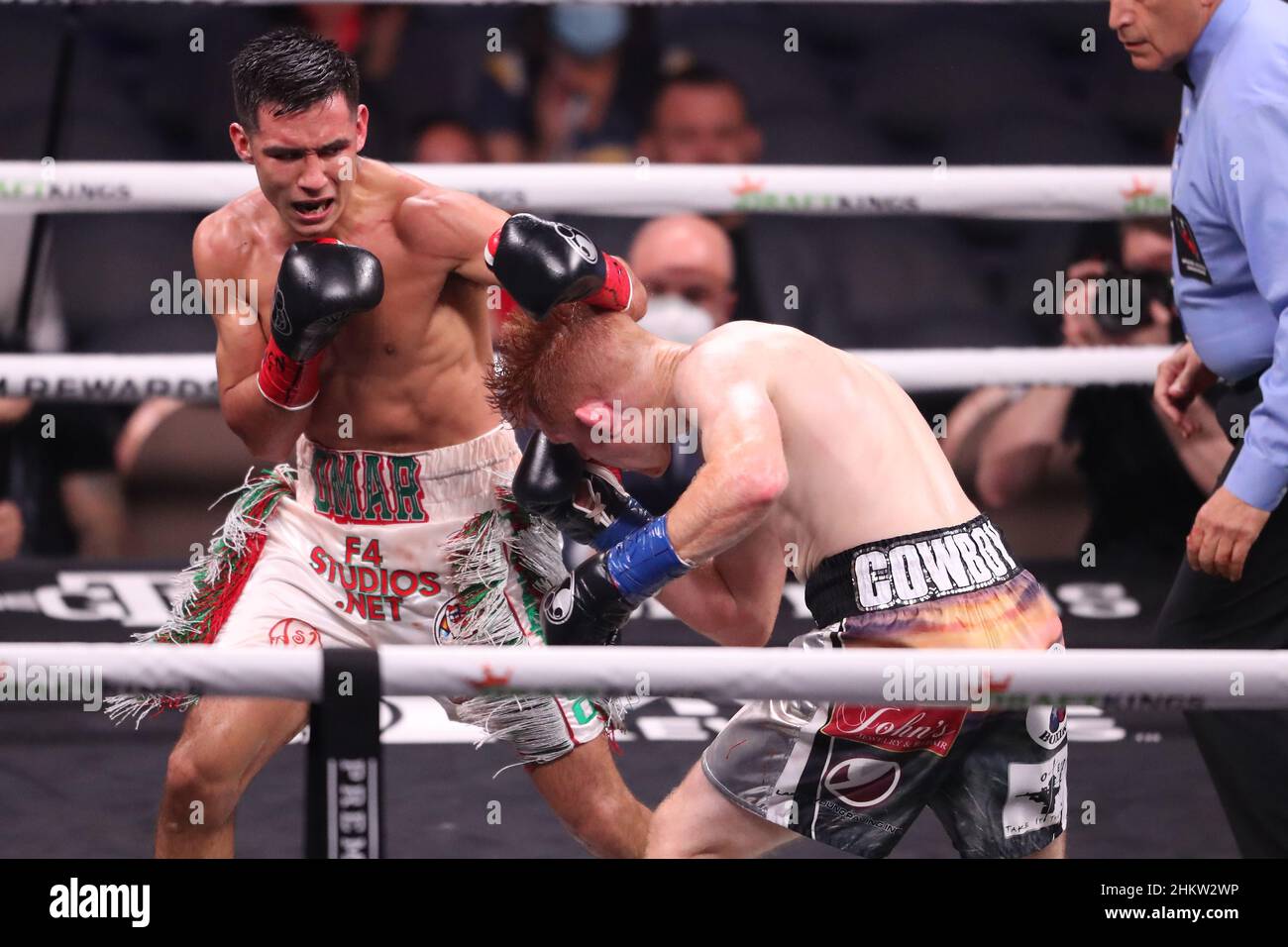 Las Vegas, Nevada, USA. 5th Feb, 2022. LAS VEGAS, NV - FEBRUARY 5: (L-R ...