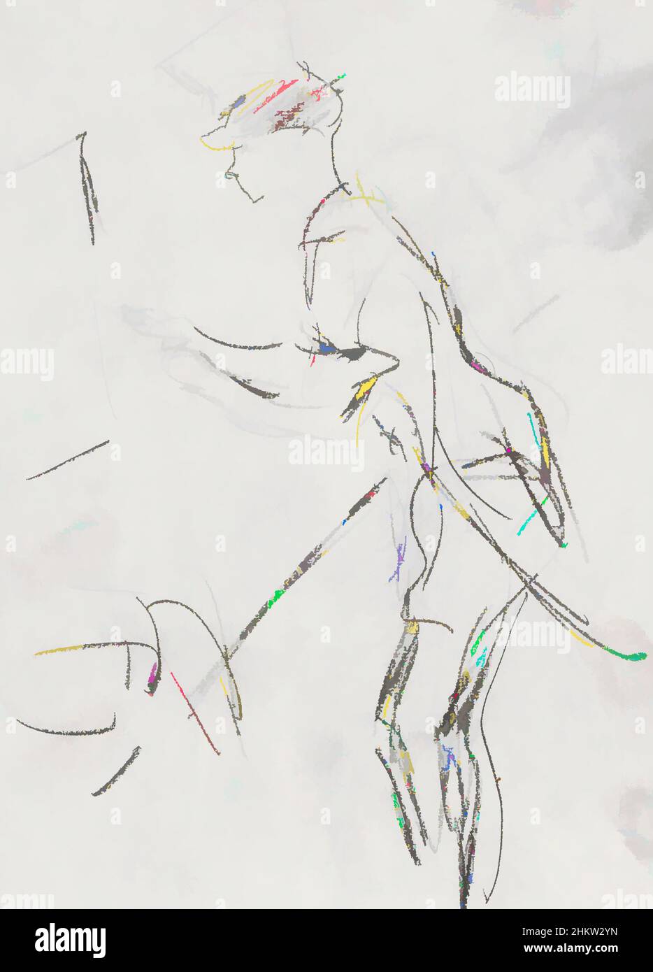 Art inspired by Leaning figure in jacquet, a variety artist, Classic ...