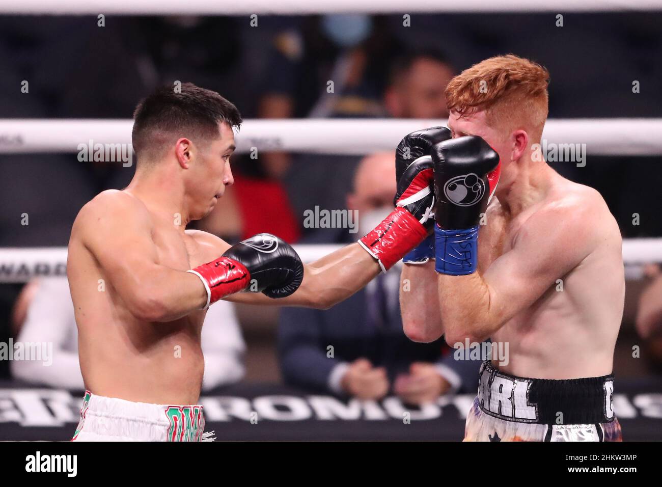 Las Vegas, Nevada, USA. 5th Feb, 2022. LAS VEGAS, NV - FEBRUARY 5: (L-R ...