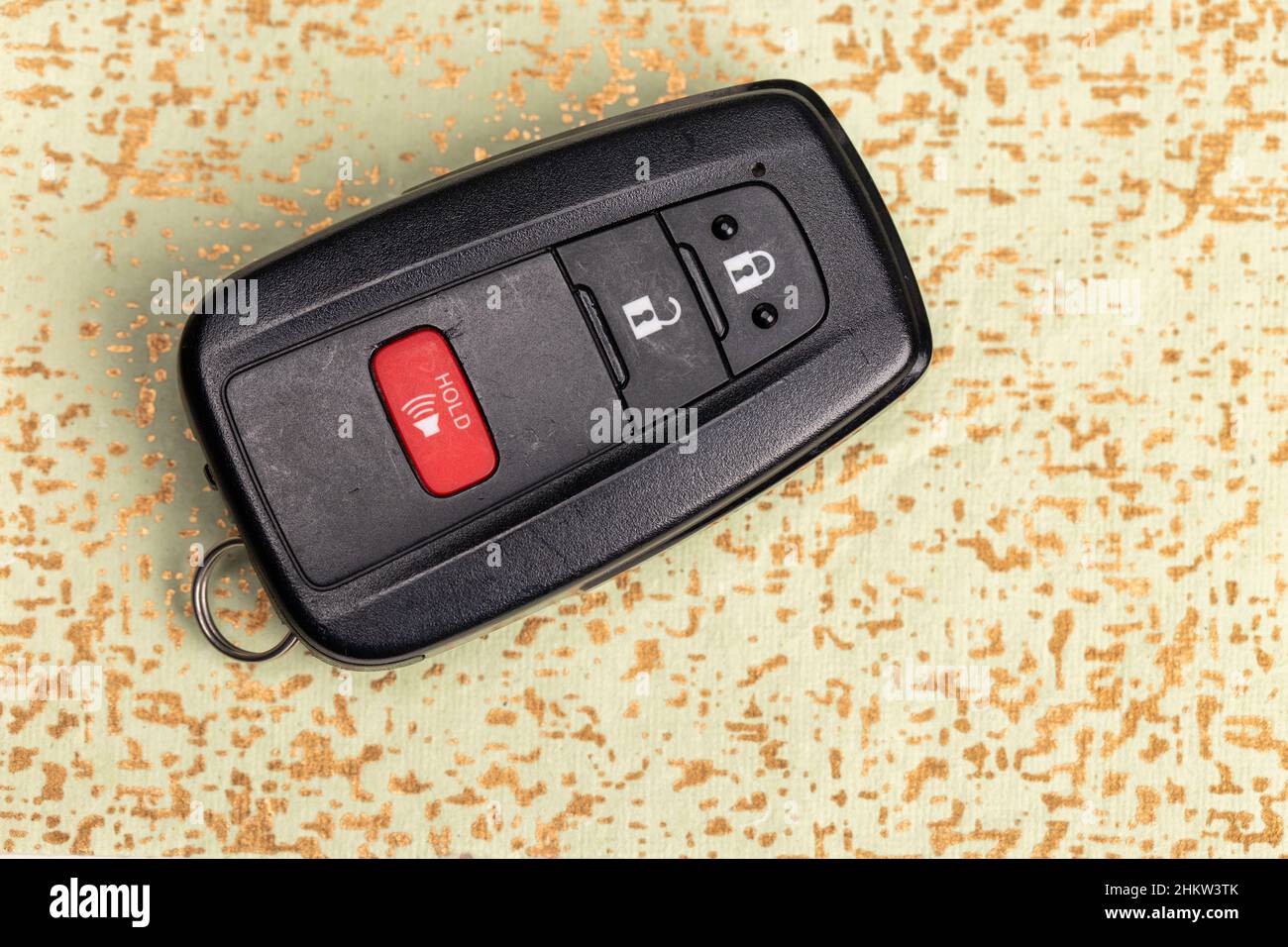 Remote key fob to start, stop, lock and unlock a vehicle Stock Photo ...