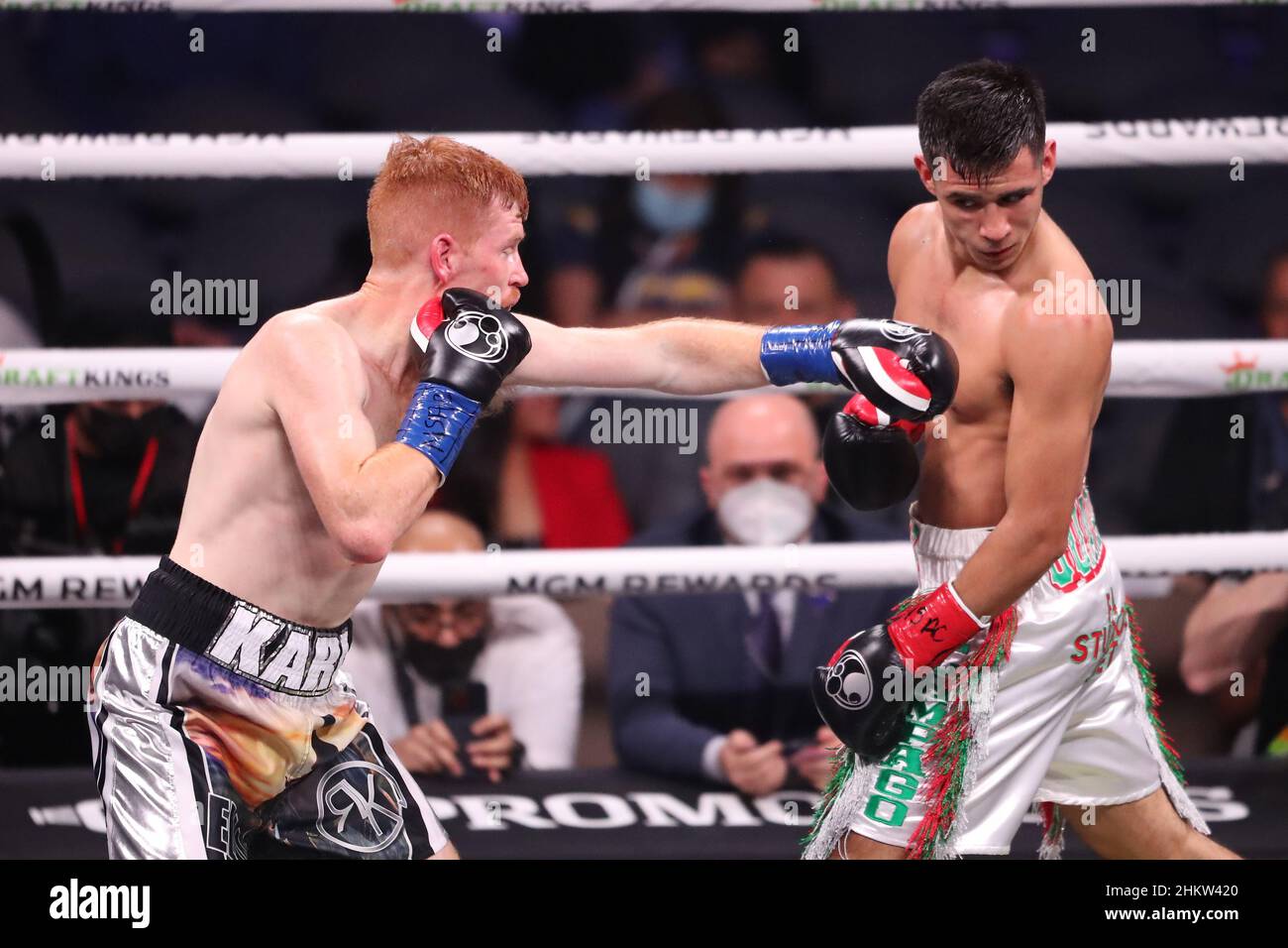 Las Vegas, Nevada, USA. 5th Feb, 2022. LAS VEGAS, NV - FEBRUARY 5: (L-R ...