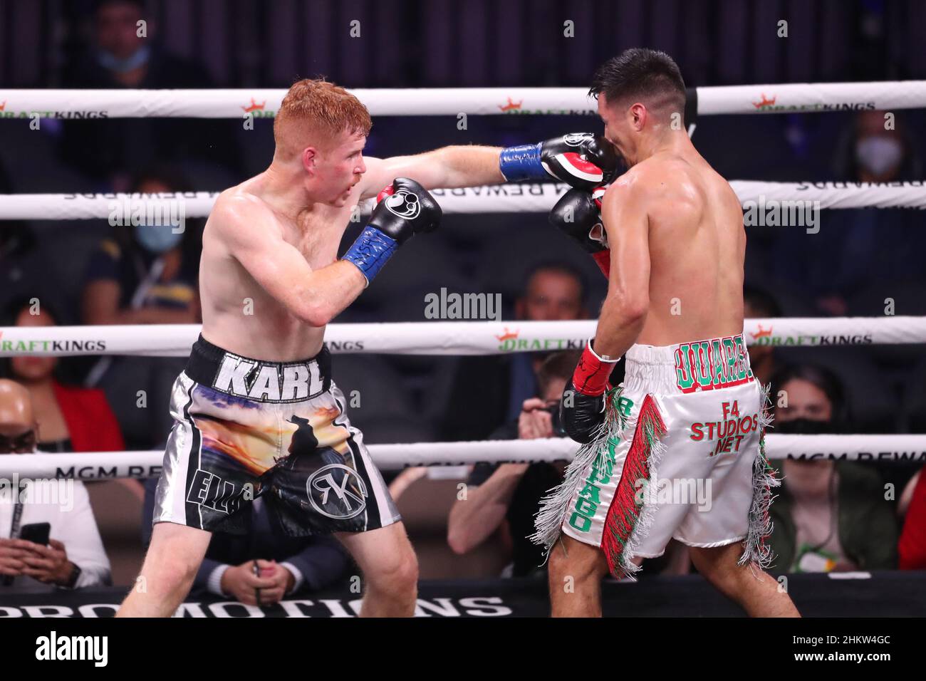 Las Vegas, Nevada, USA. 5th Feb, 2022. LAS VEGAS, NV - FEBRUARY 5: (L-R ...