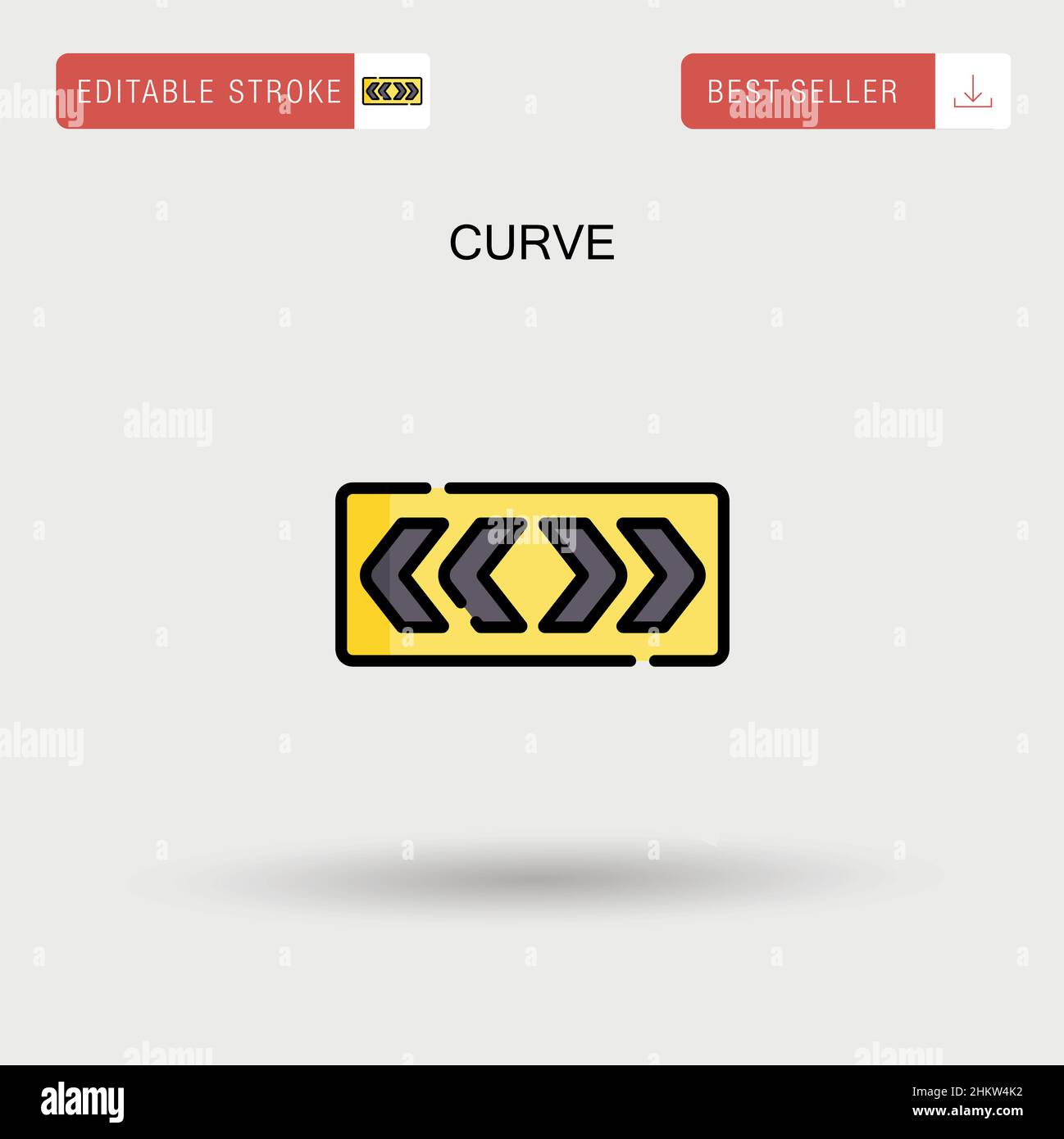 Curve icon hi-res stock photography and images - Alamy