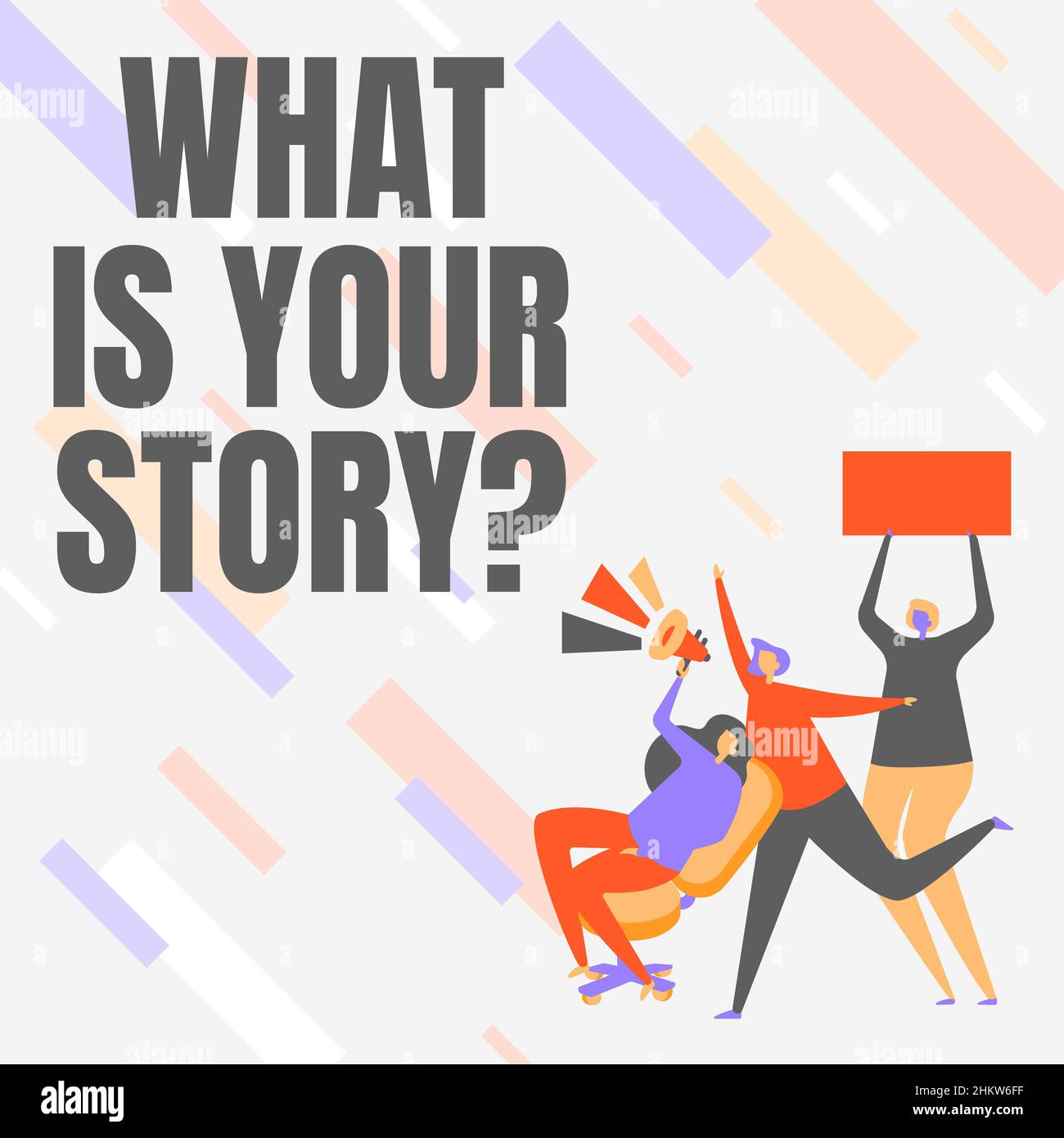 Writing displaying text What Is Your Story Question. Word Written on ...