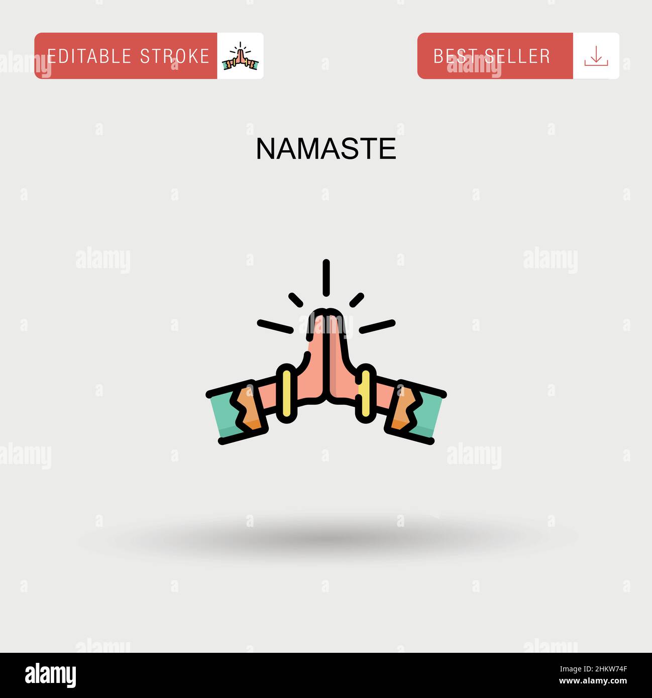 Indian namaskar prayer hands hi-res stock photography and images - Alamy