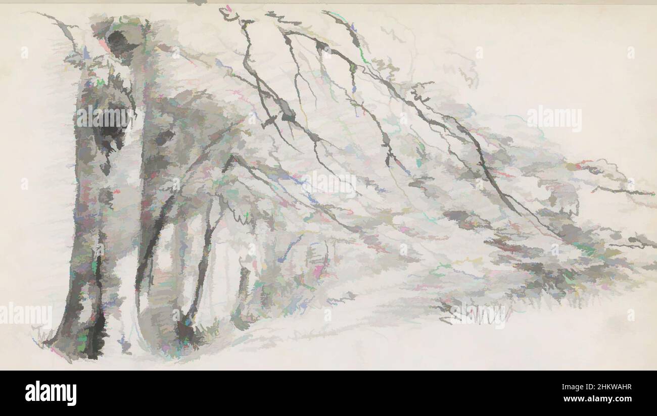 Art inspired by Trees with low hanging branches, Classic works ...