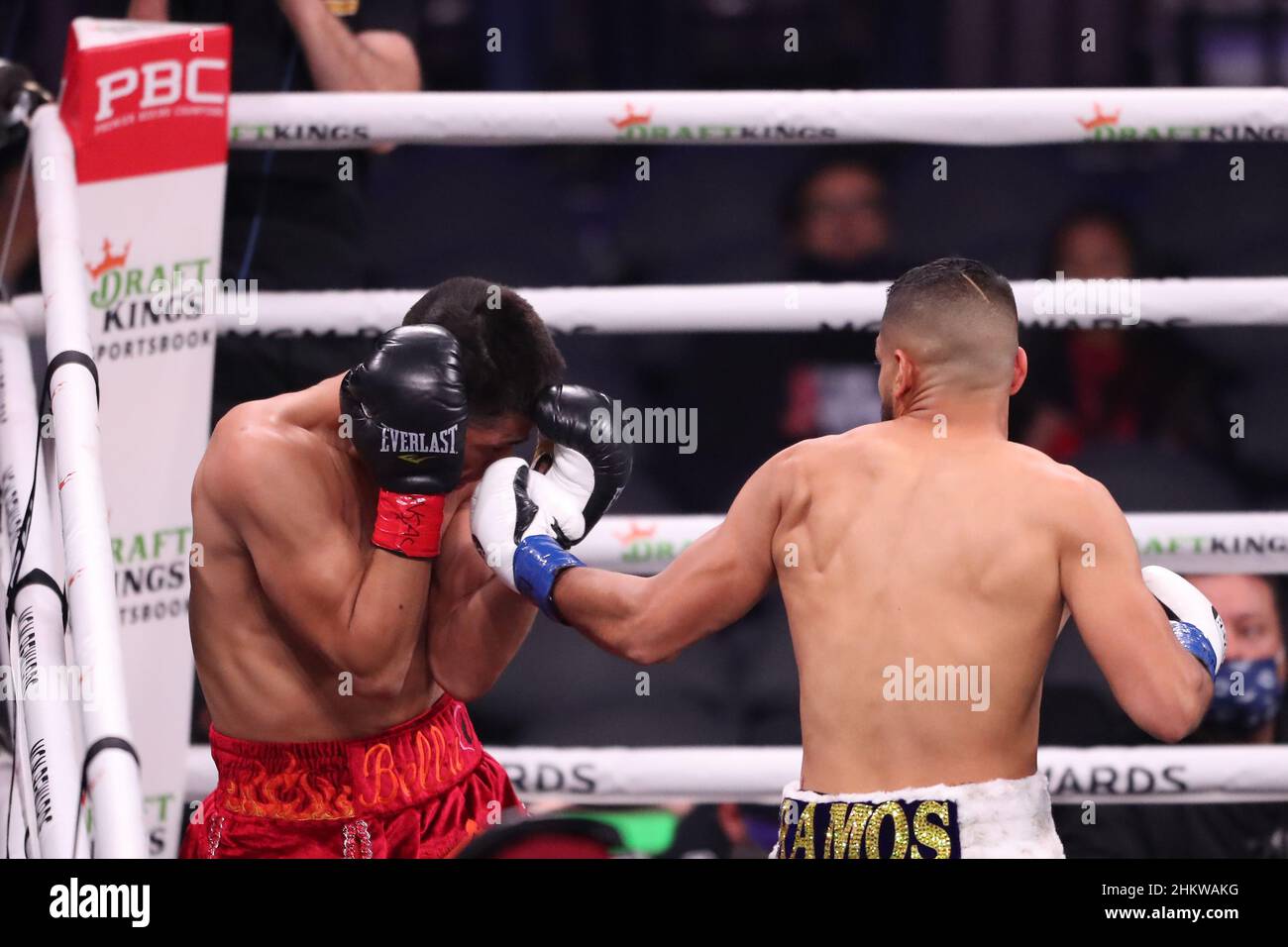 Las Vegas, Nevada, USA. 5th Feb, 2022. LAS VEGAS, NV - FEBRUARY 5: (R-L ...