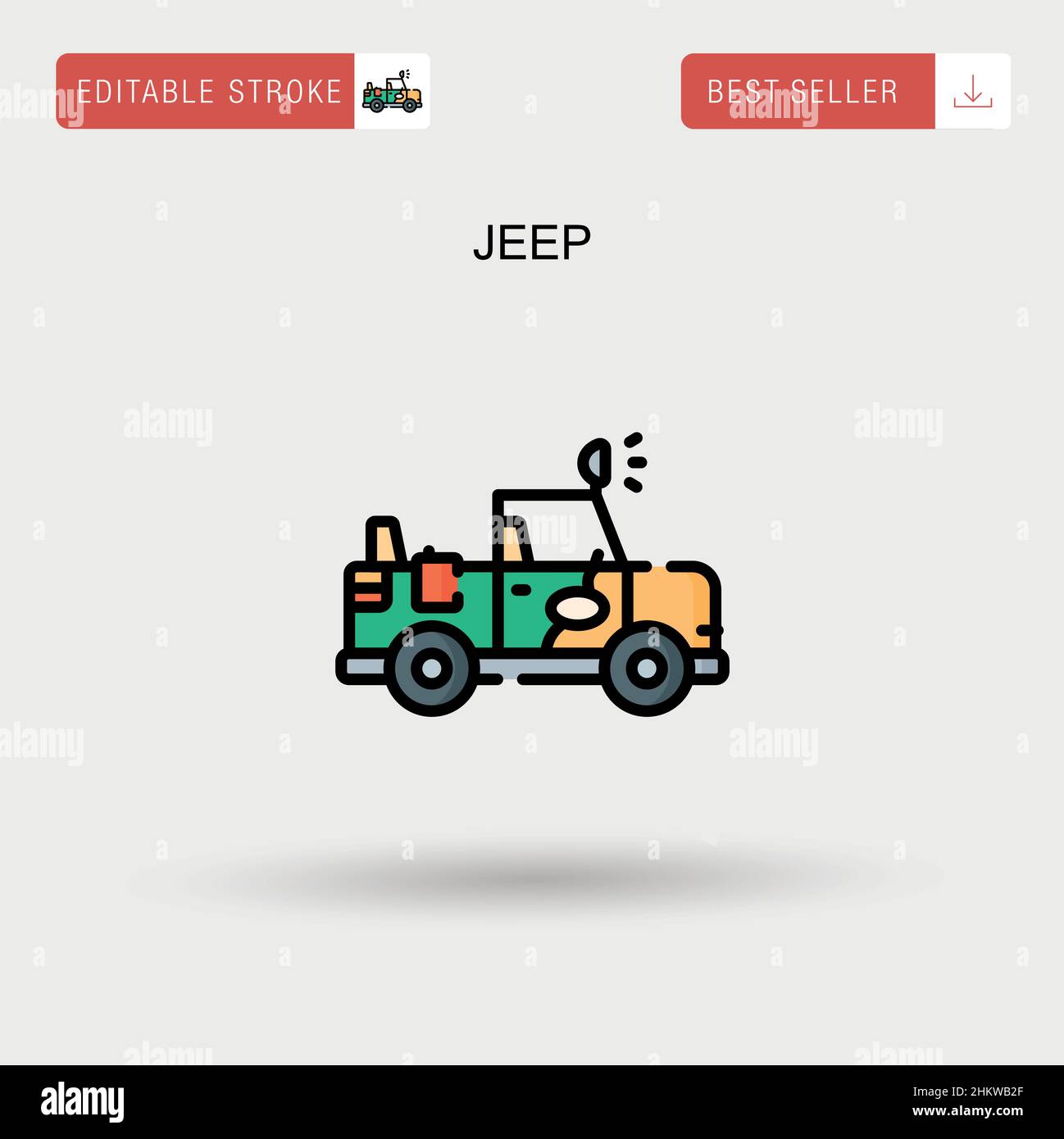 Black jeep Stock Vector Images - Alamy
