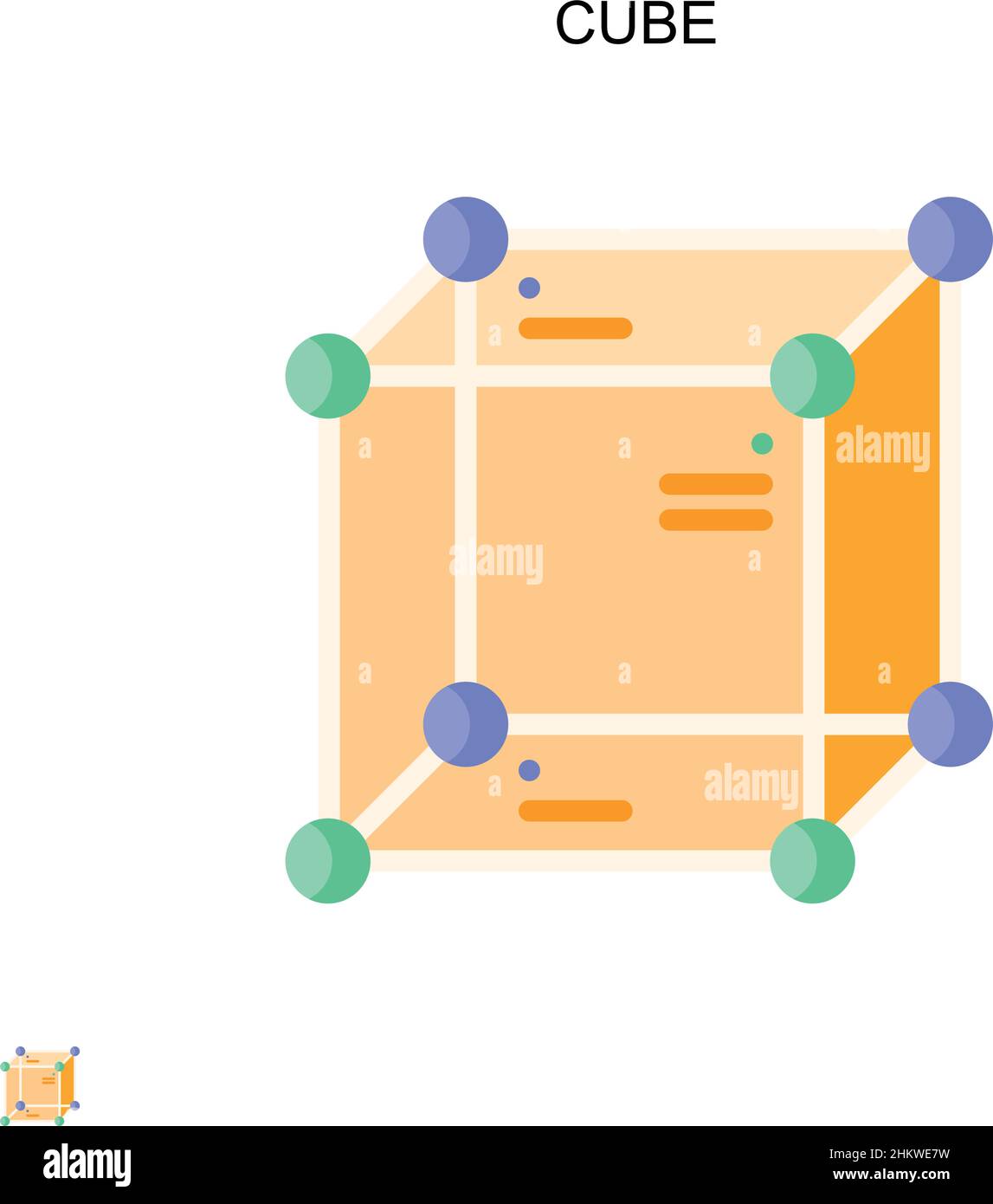 Mobile cube Stock Vector Images - Alamy