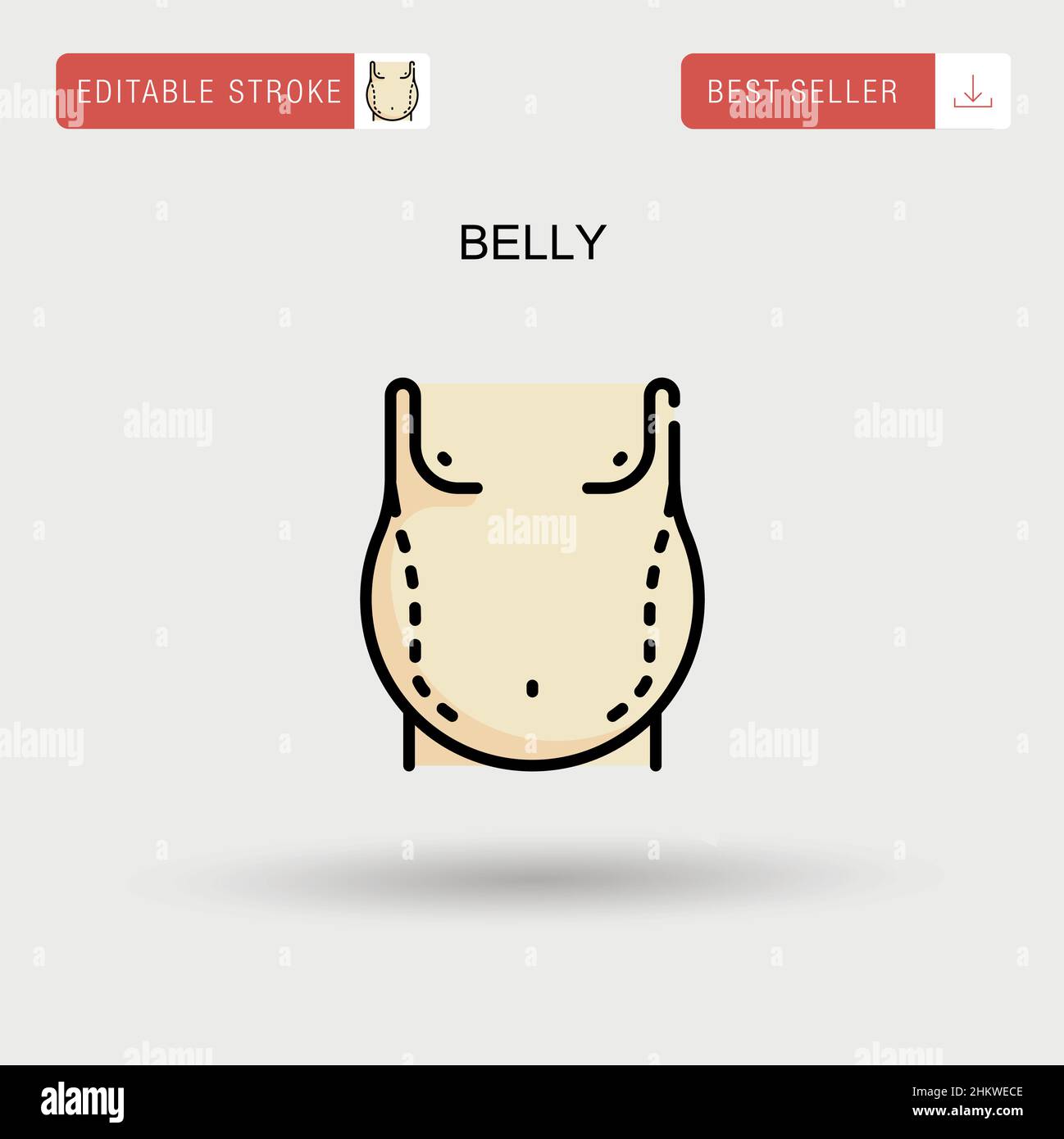 Big belly Stock Vector Images - Alamy