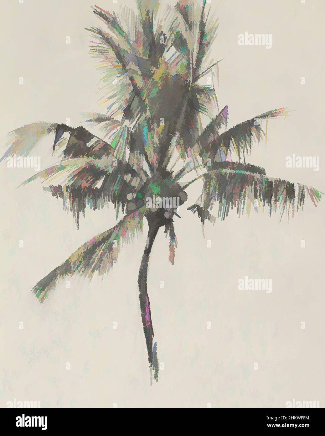 Art inspired by Palm Tree Dutch East Indies, Classic works modernized ...