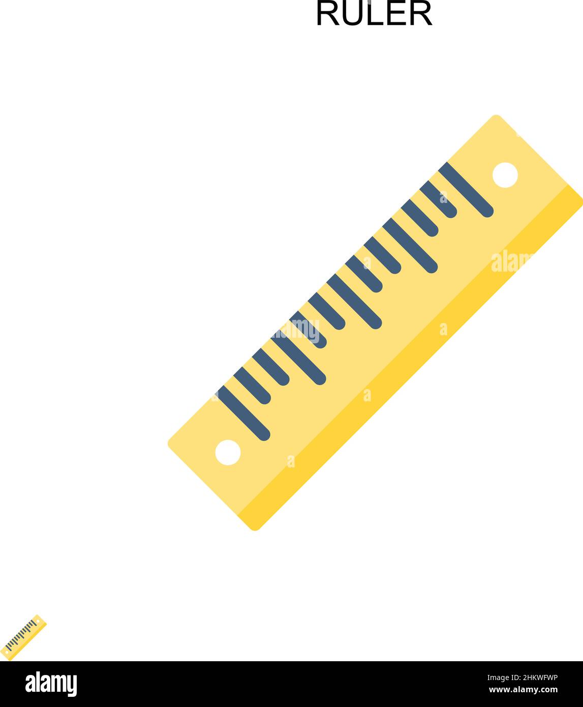 Inch ruler Stock Vector Images - Alamy