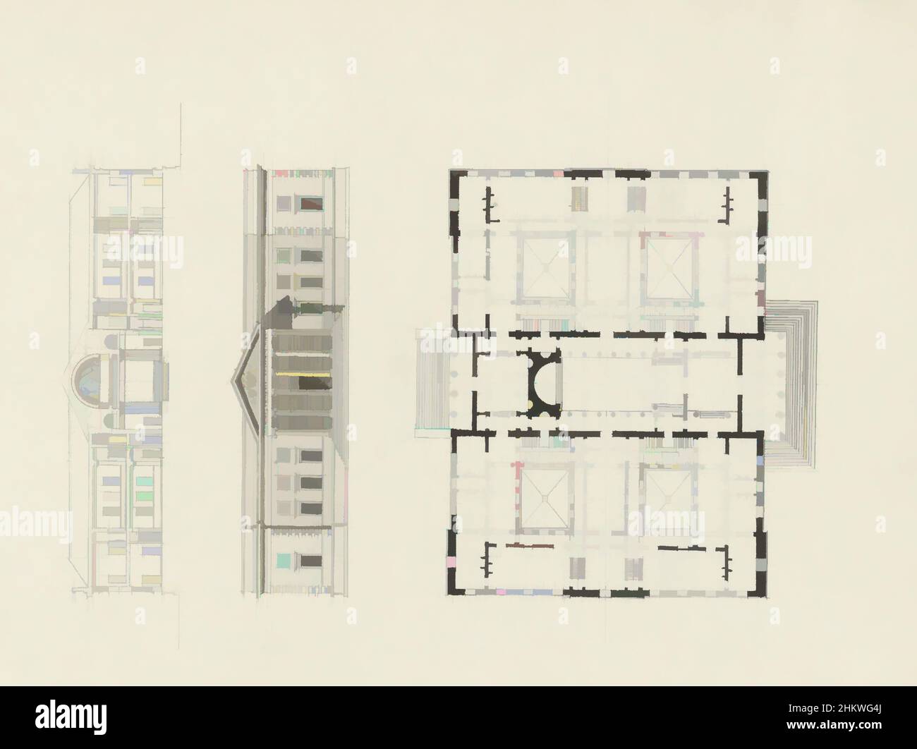 Cross section building plan hi-res stock photography and images - Alamy