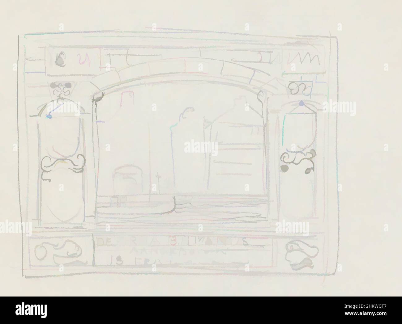 Art inspired by a design for an enthronement plate. The design ...