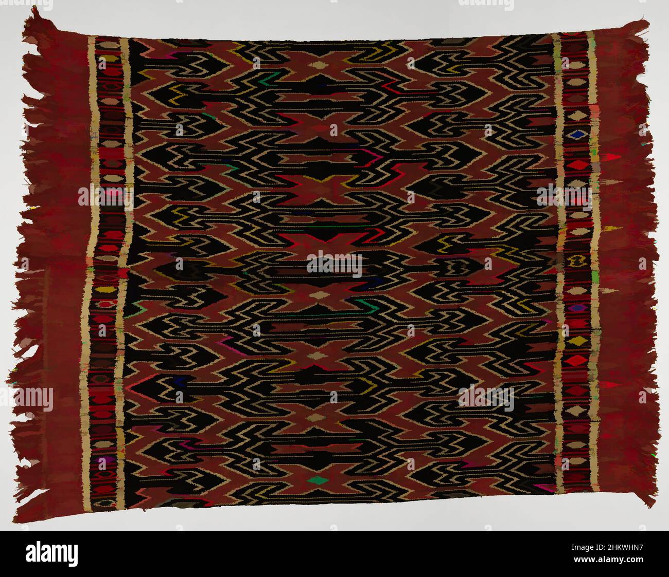 Art inspired by Death cloth, Sekomandi, Death cloth with geometric ...