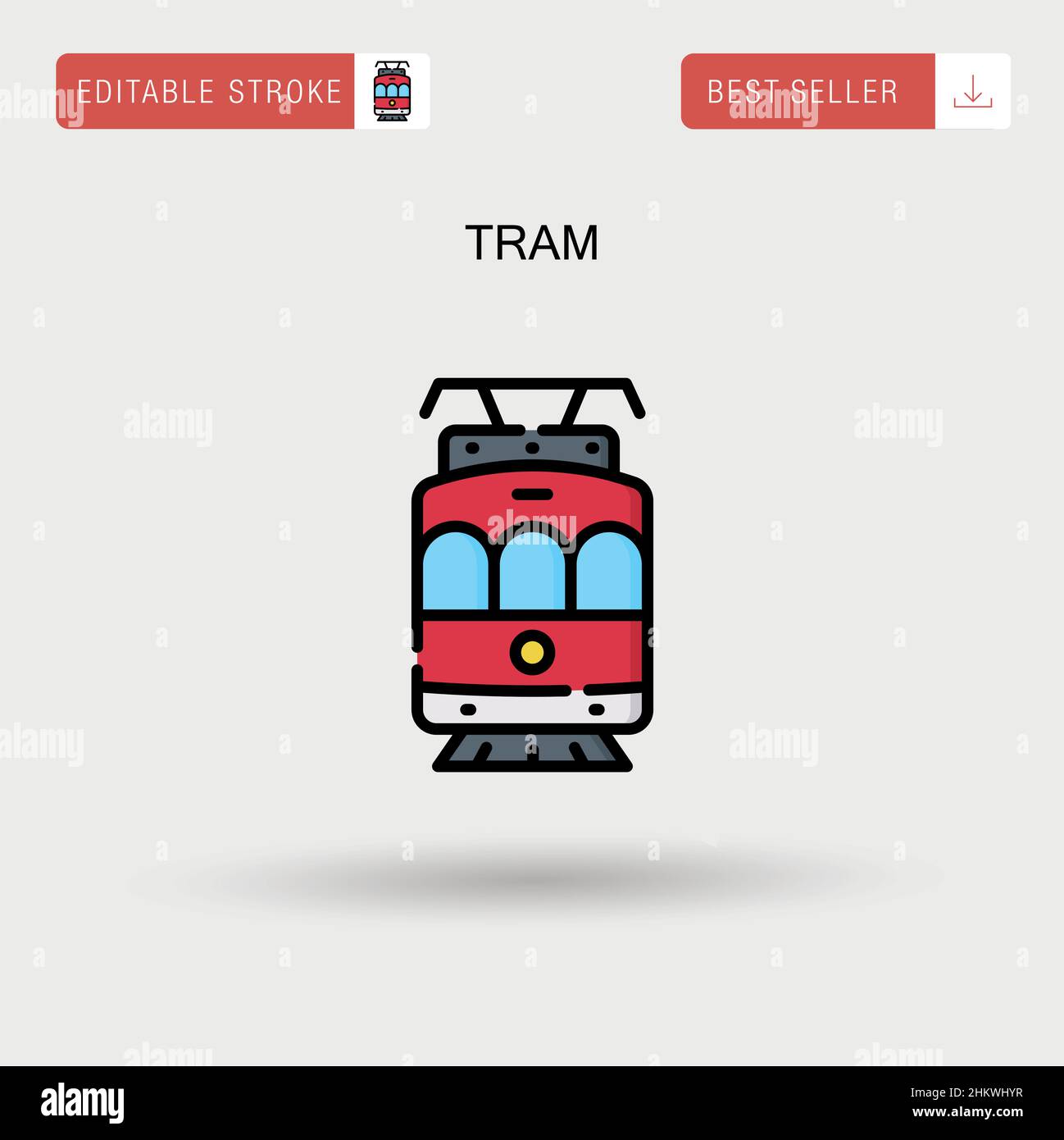 Underground tram station Stock Vector Images - Alamy