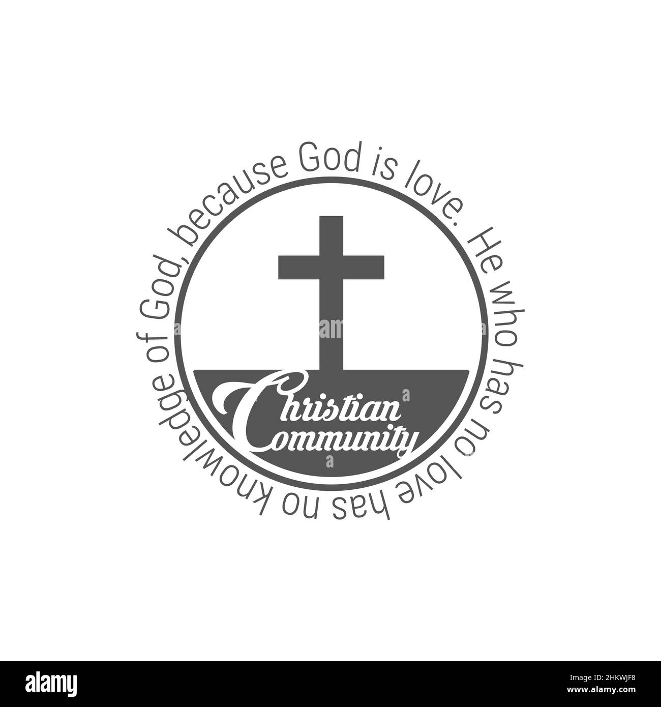 Christian Cross Background With Bible Verse