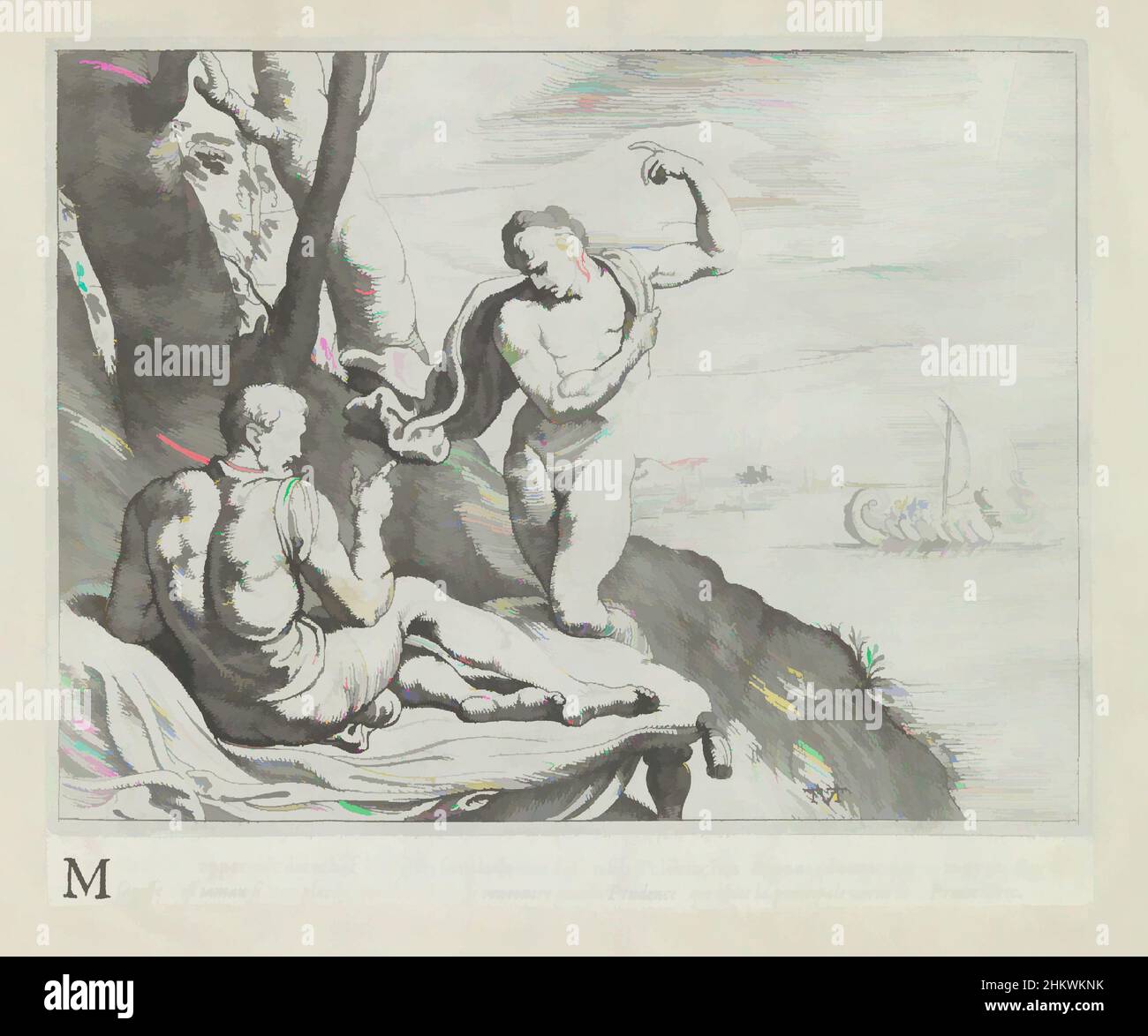 Art inspired by Minerva appears in the guise of Telemachus to Odysseus ...