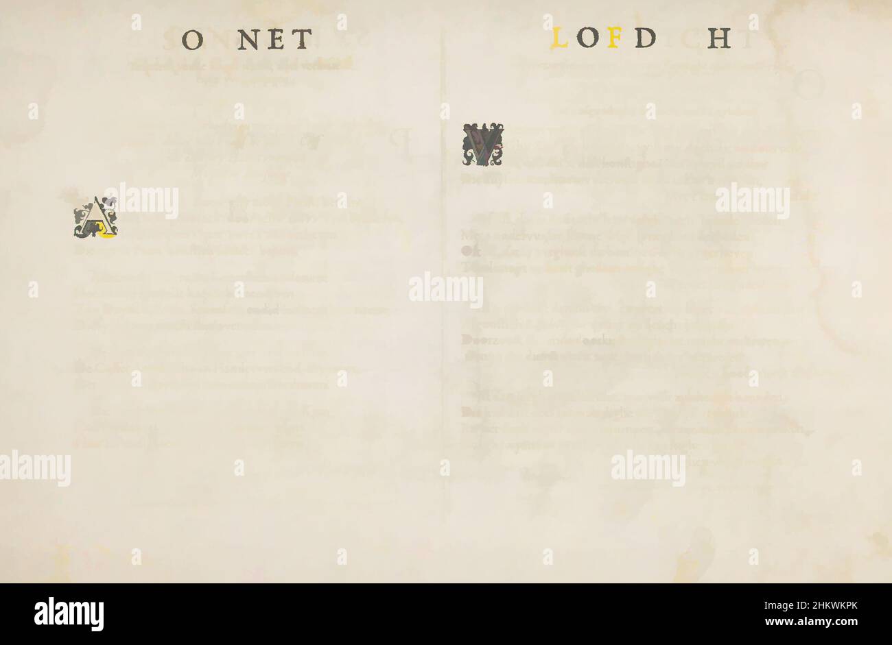 Art inspired by Two threshold poems, Schat oft voorbeelt ende ...