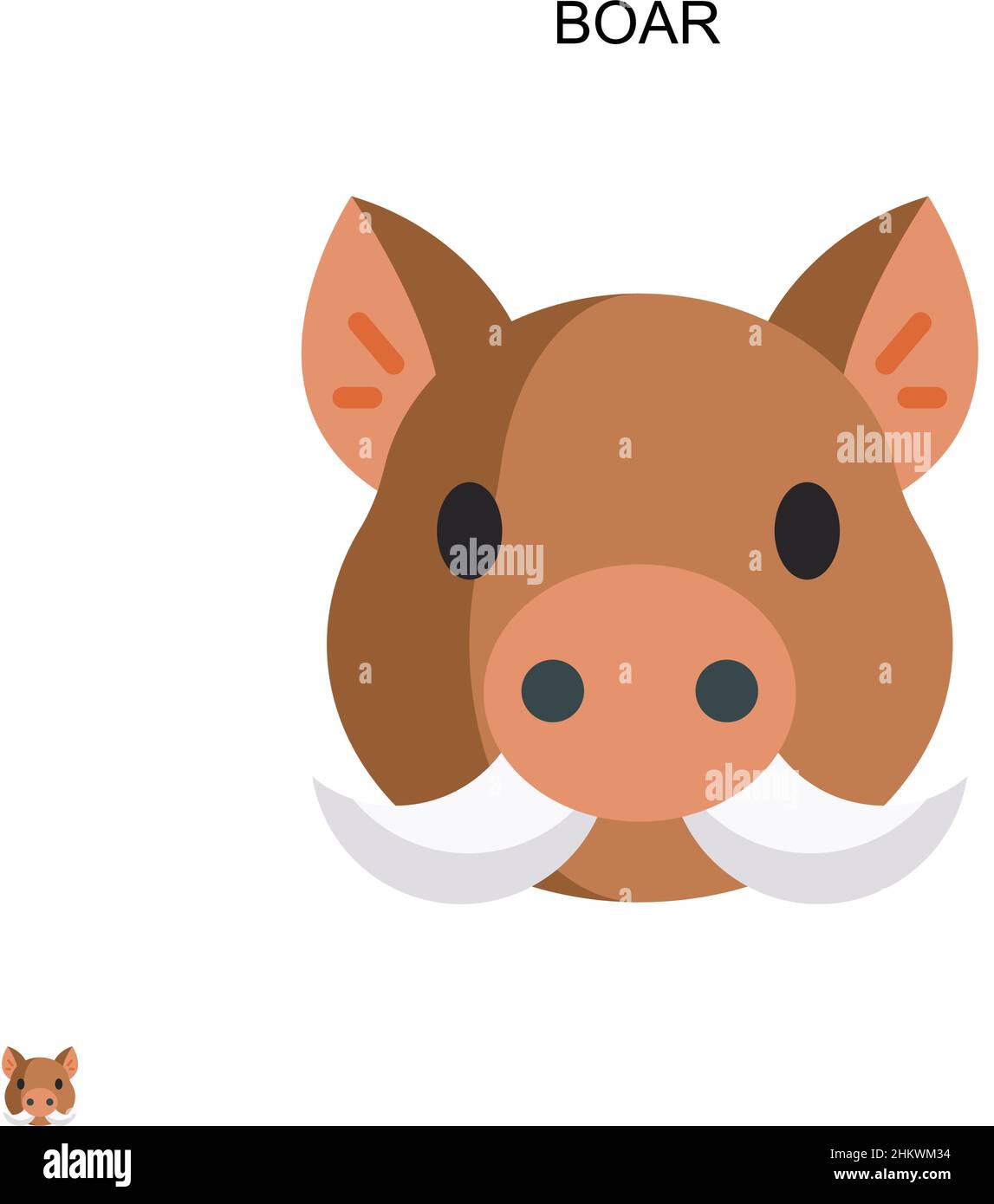 Baby wild boar fur Stock Vector Images - Alamy
