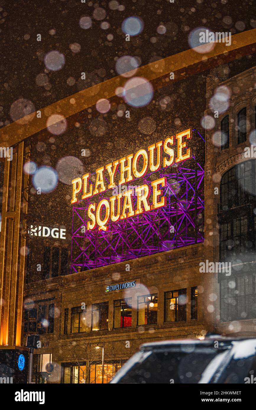 Playhouse Square in Cleveland Ohio Stock Photo - Alamy