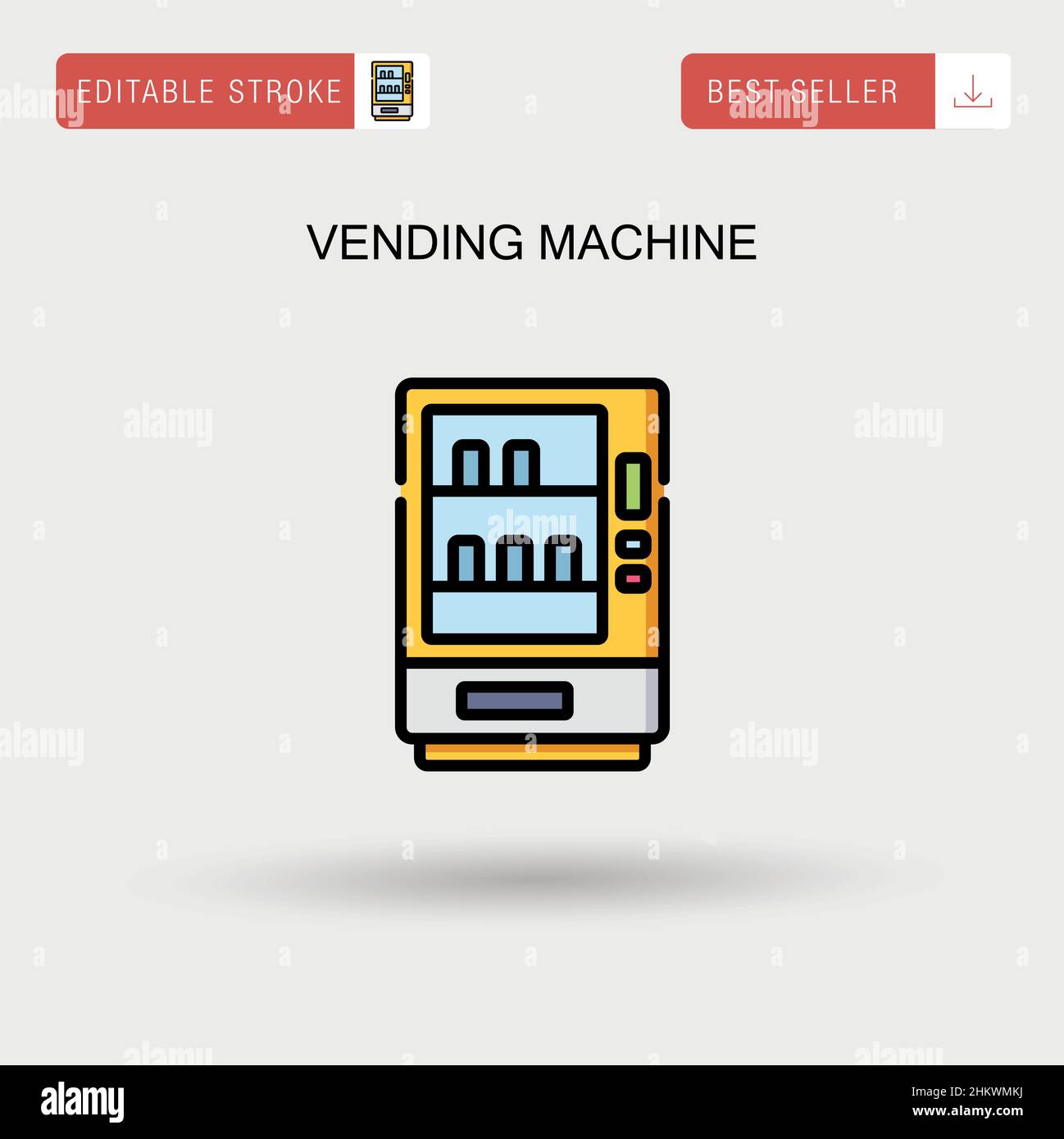 Vending machine Simple vector icon Stock Vector Image & Art - Alamy
