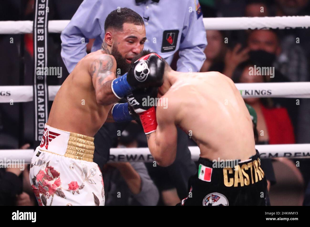 Las Vegas, Nevada, USA. 5th Feb, 2022. LAS VEGAS, NV - FEBRUARY 5: (L-R ...