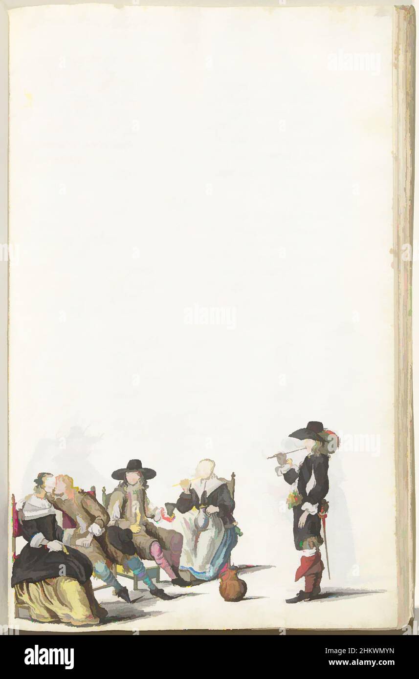Art inspired by Company of five persons, Company of three men and two ...
