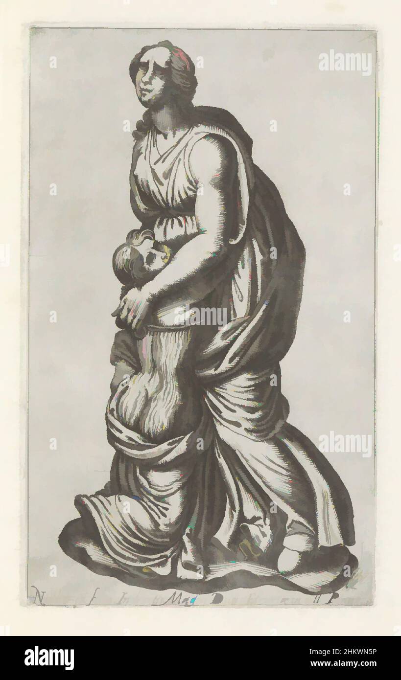 Art inspired by Sculpture of Niobe with her daughter, Niobes cu filia ...