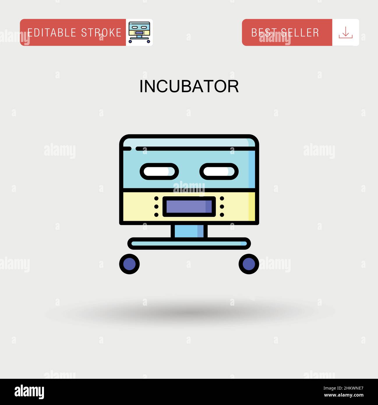 Incubator Simple vector icon Stock Vector Image & Art - Alamy