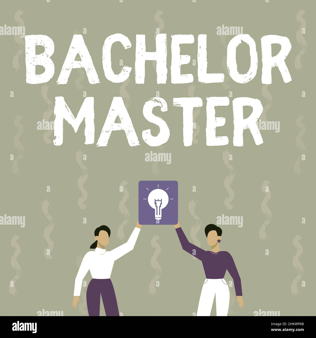 Hand writing sign Bachelor Master. Conceptual photo An advanced degree ...