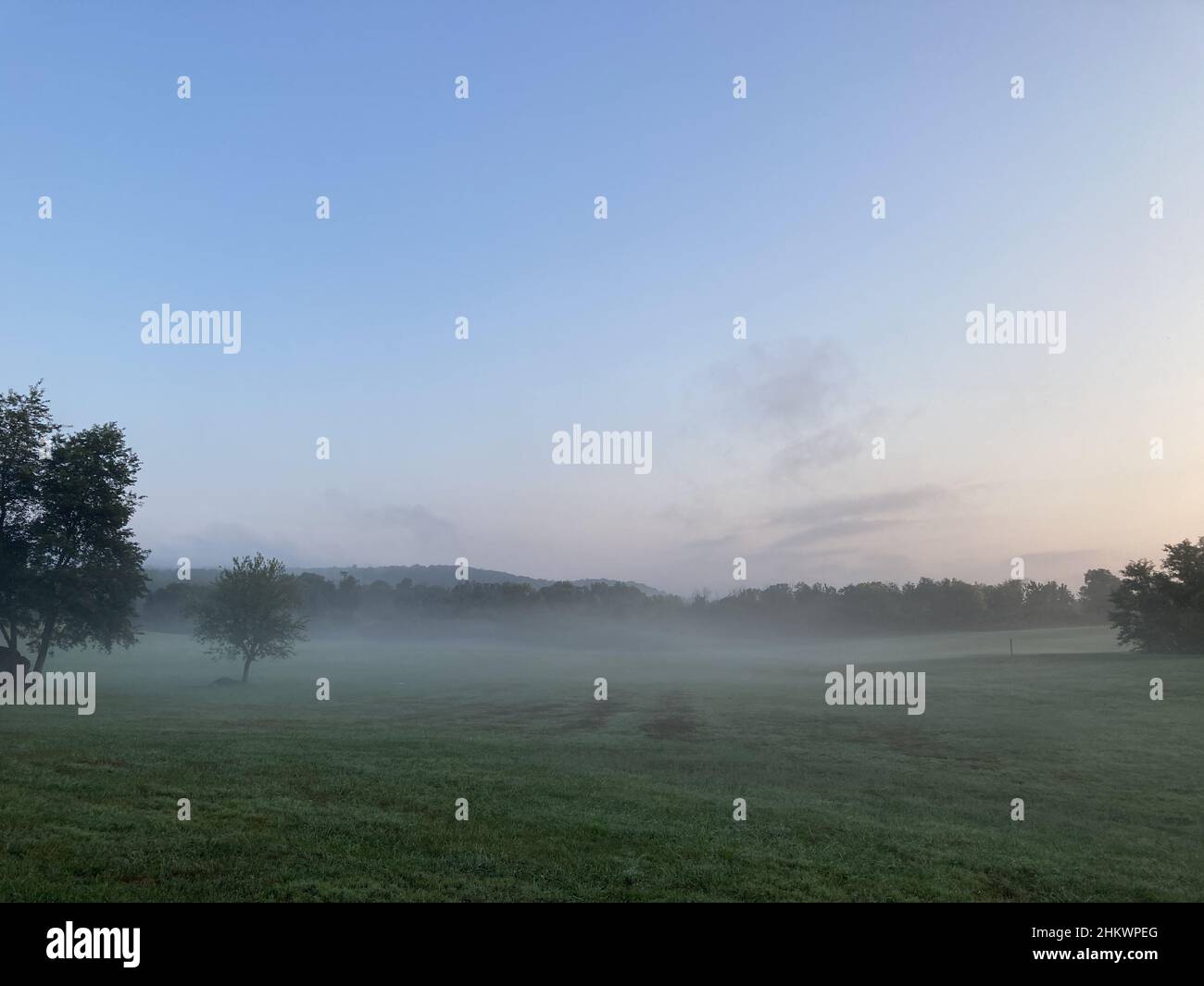 Beautiful view of a field in Virginia Stock Photo - Alamy