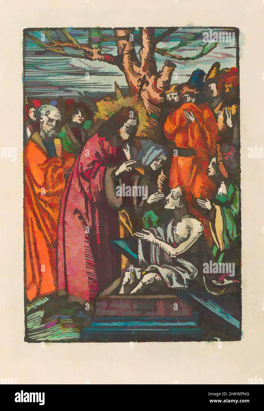 Art inspired by Raising of Lazarus, The little Passion (series title ...