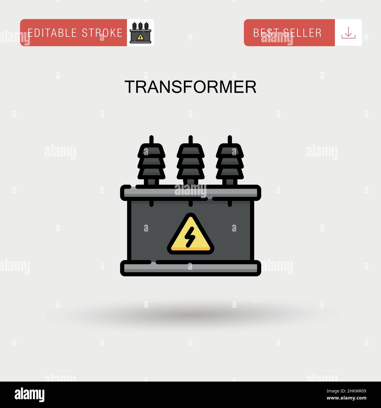 Transformer Simple vector icon Stock Vector Image & Art - Alamy