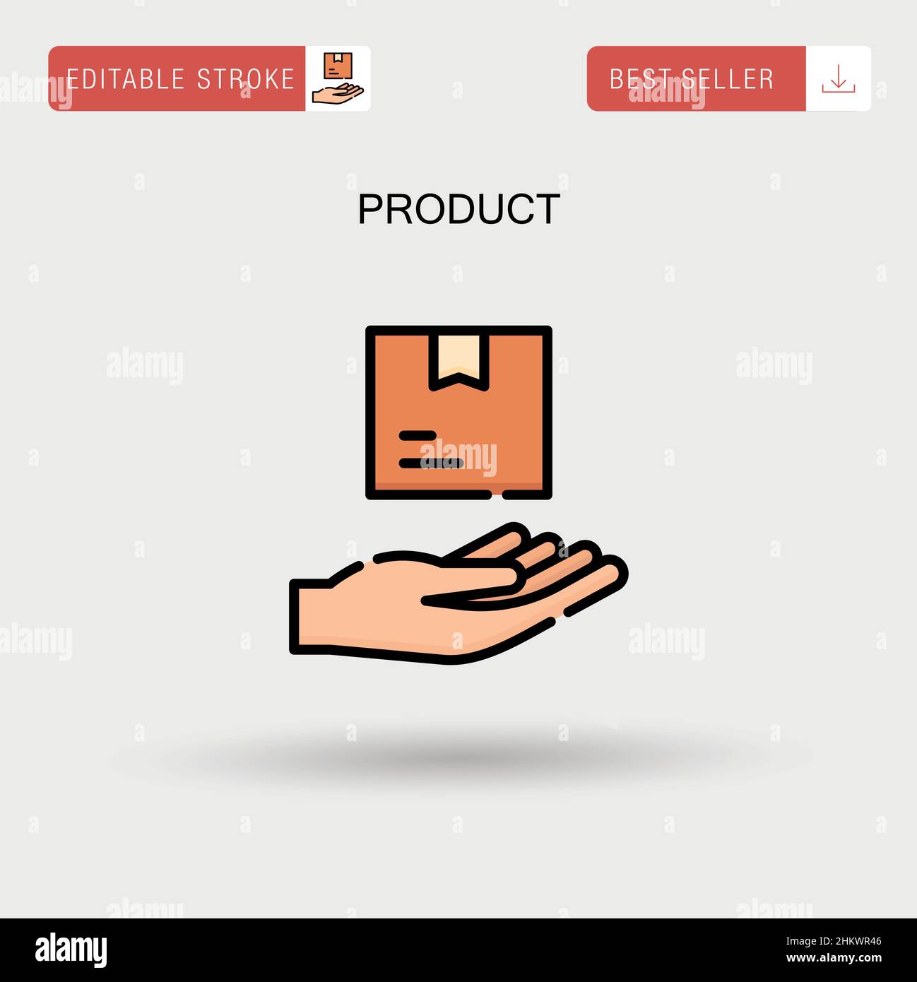 Product Simple vector icon Stock Vector Image & Art - Alamy