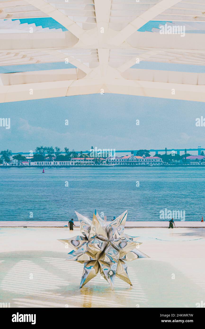 Rio de Janeiro, Brazil - CIRCA 2021: Exterior of the Museum of Tomorrow (Museu do Amanhã), at ...