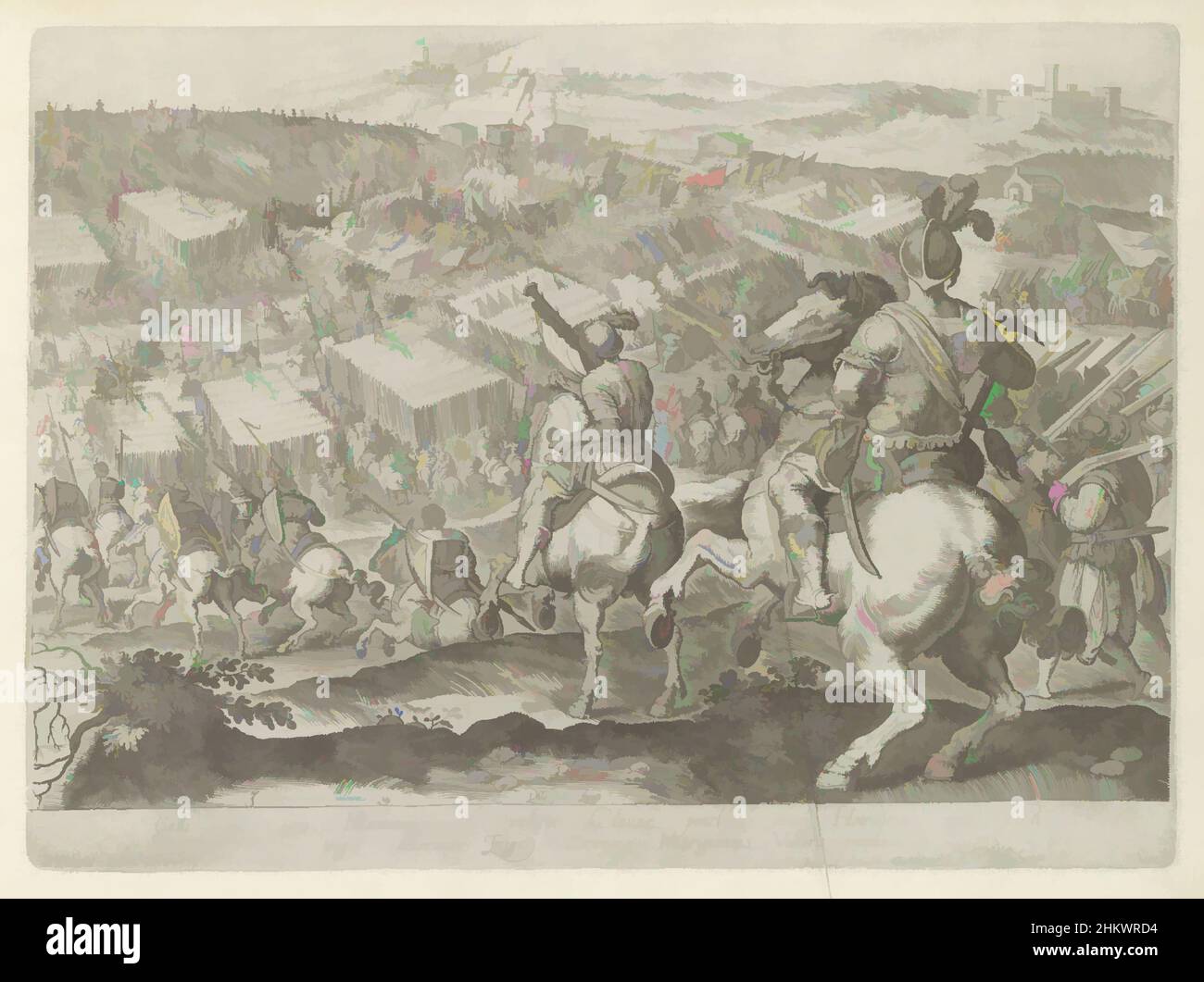 Art inspired by Retreat of Pietro Strozzi during the battle of Marciano ...