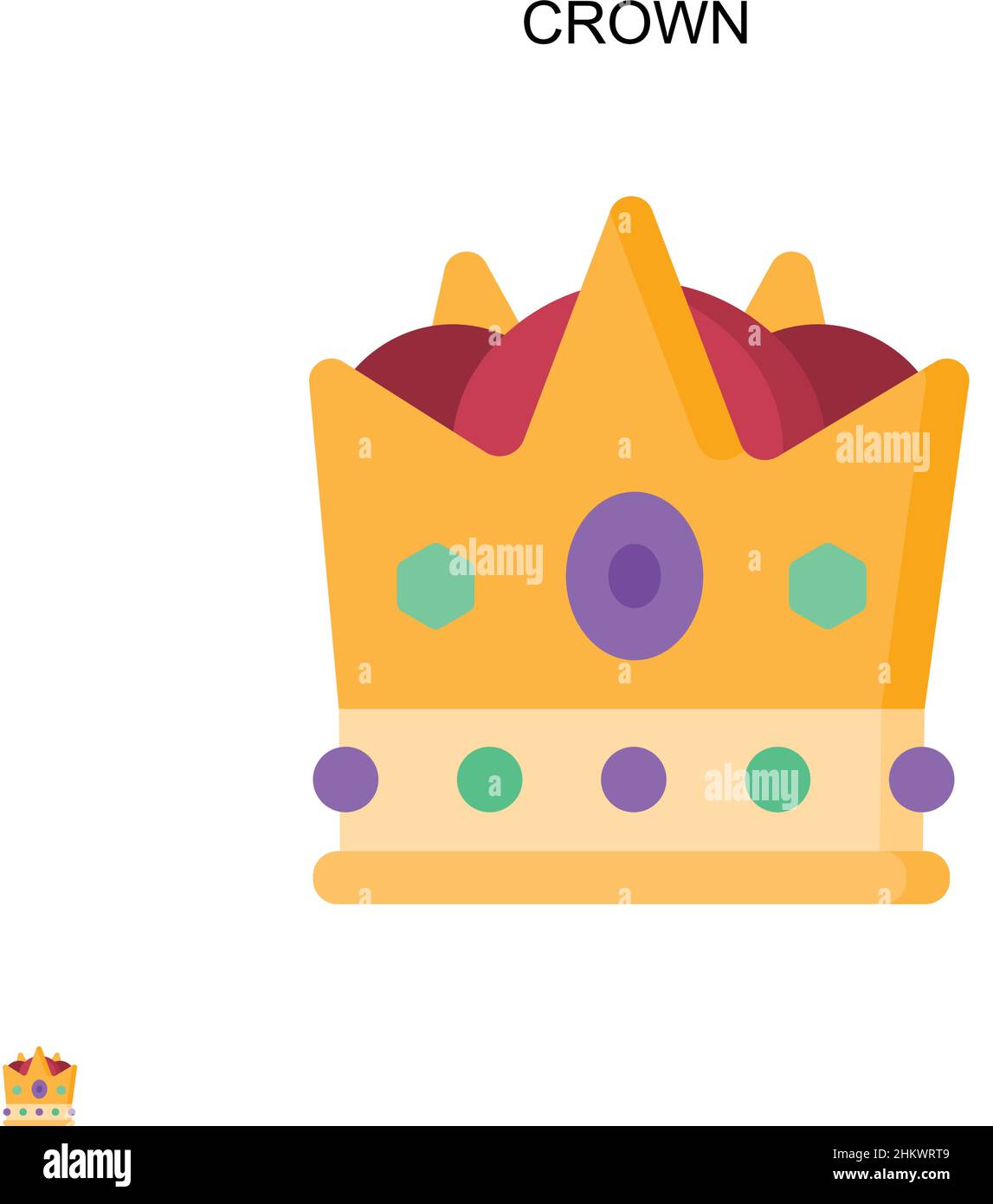 Crown symbol Stock Vector Images - Alamy