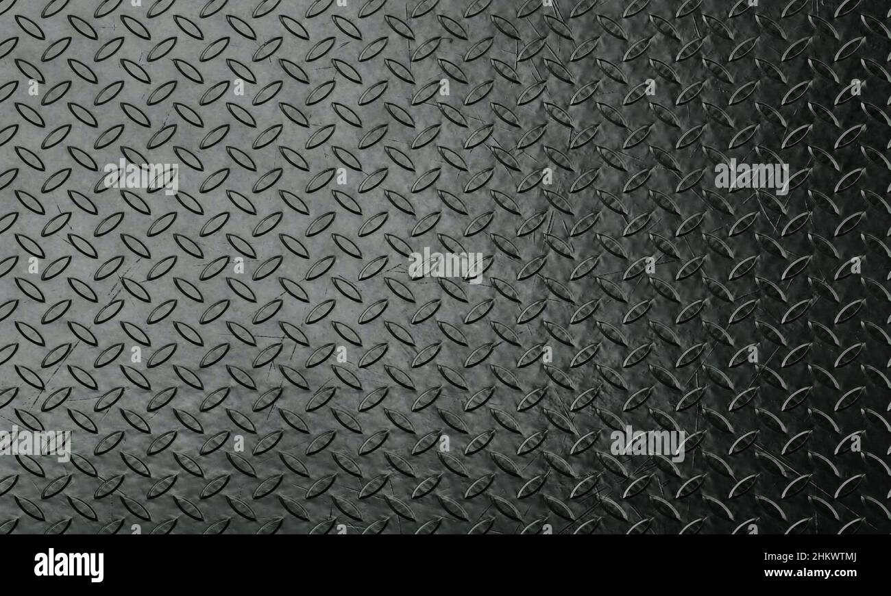 Metal plate floor texture pattern in industrial plant background ...