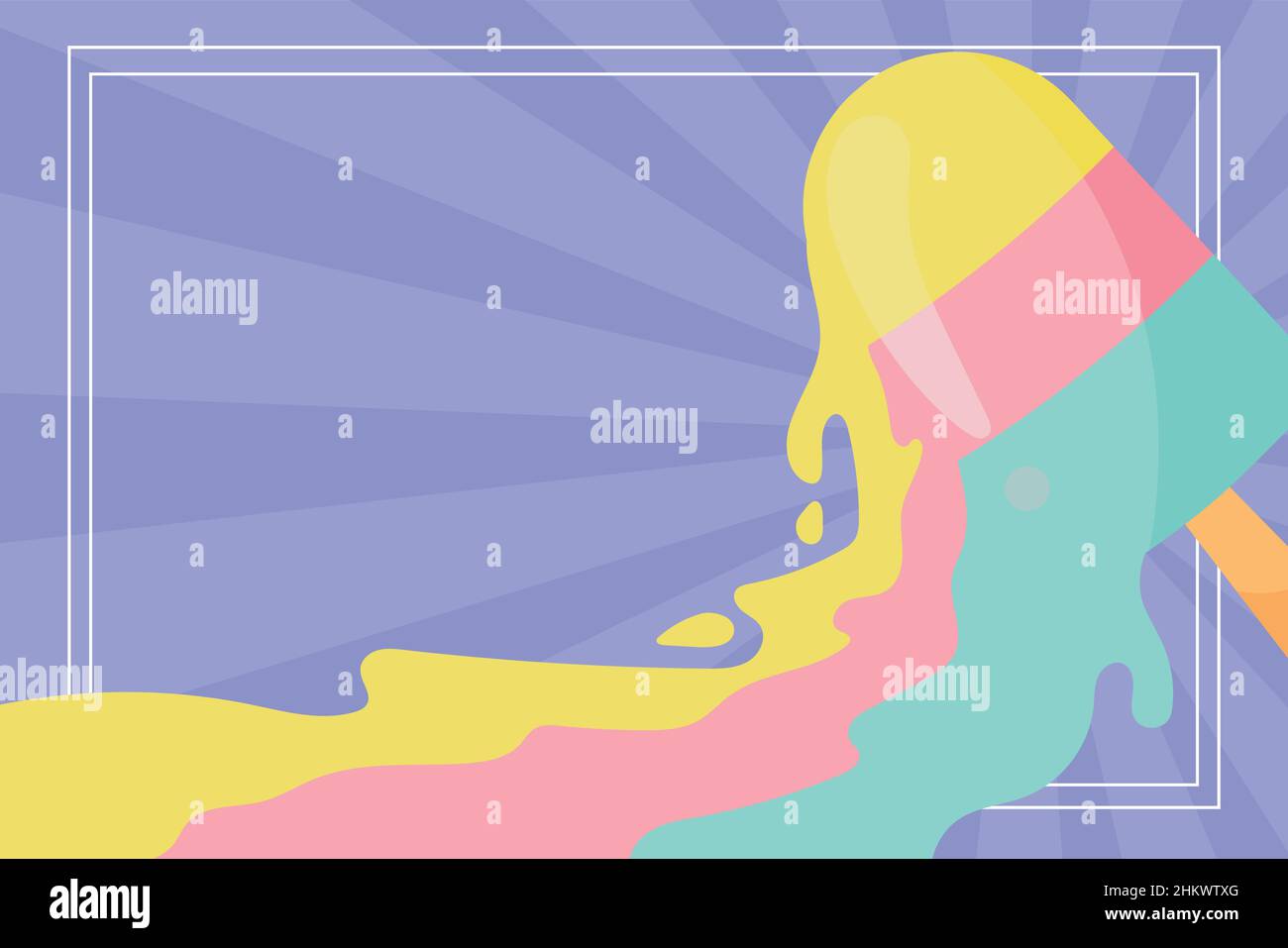 melting ice cream Stock Vector Image & Art - Alamy