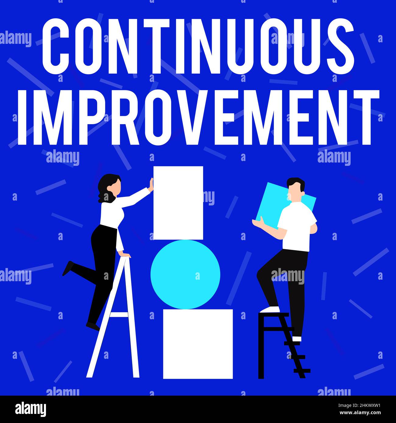 Text showing inspiration Continuous Improvement. Business approach ...