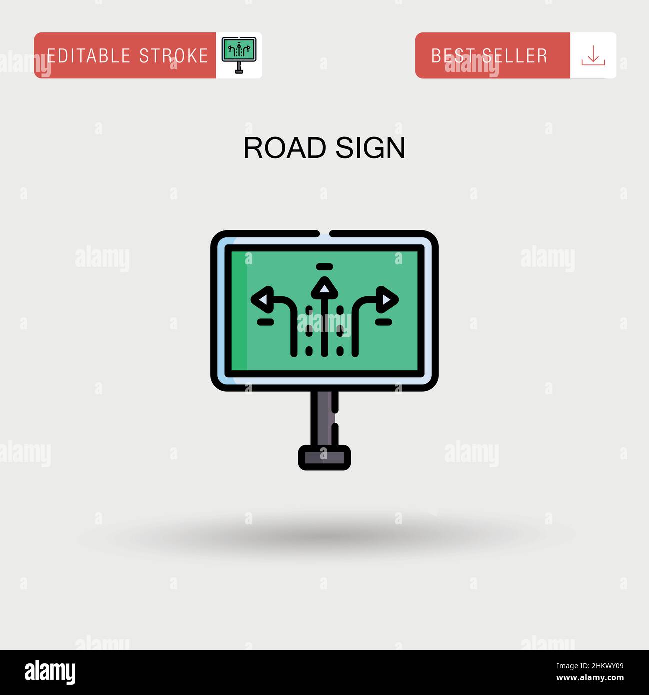 Simple road sign hi-res stock photography and images - Alamy