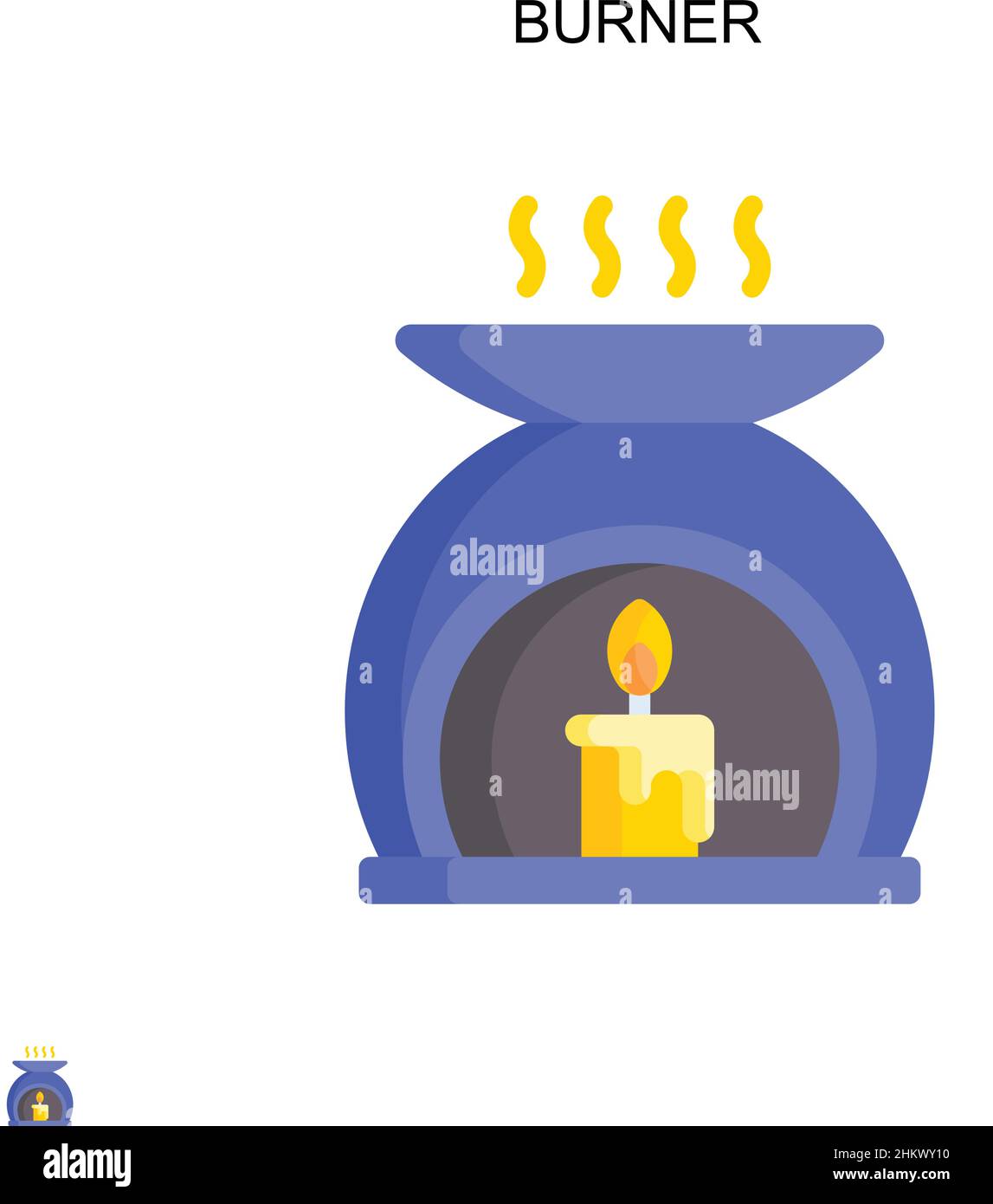 Burner Simple vector icon. Illustration symbol design template for web ...
