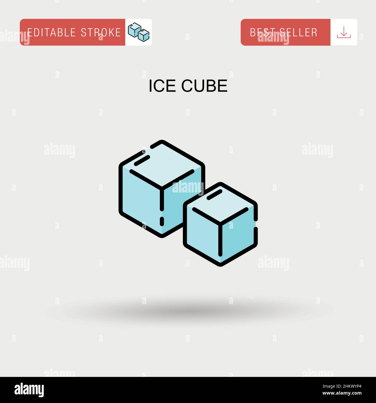 Ice blocks Stock Vector Images - Alamy