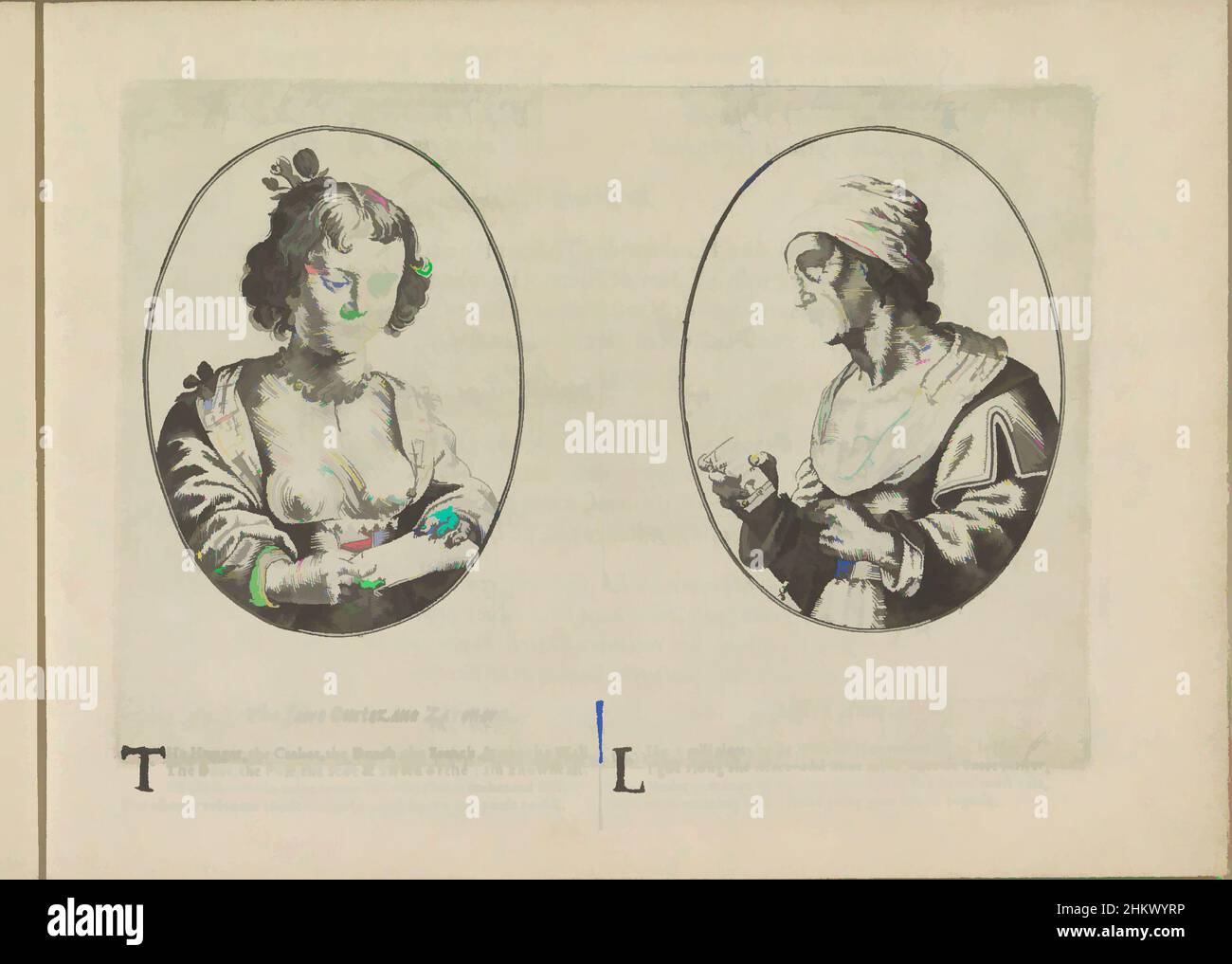 Art inspired by Portraits of the courtesans named La Belle Zavonare and ...